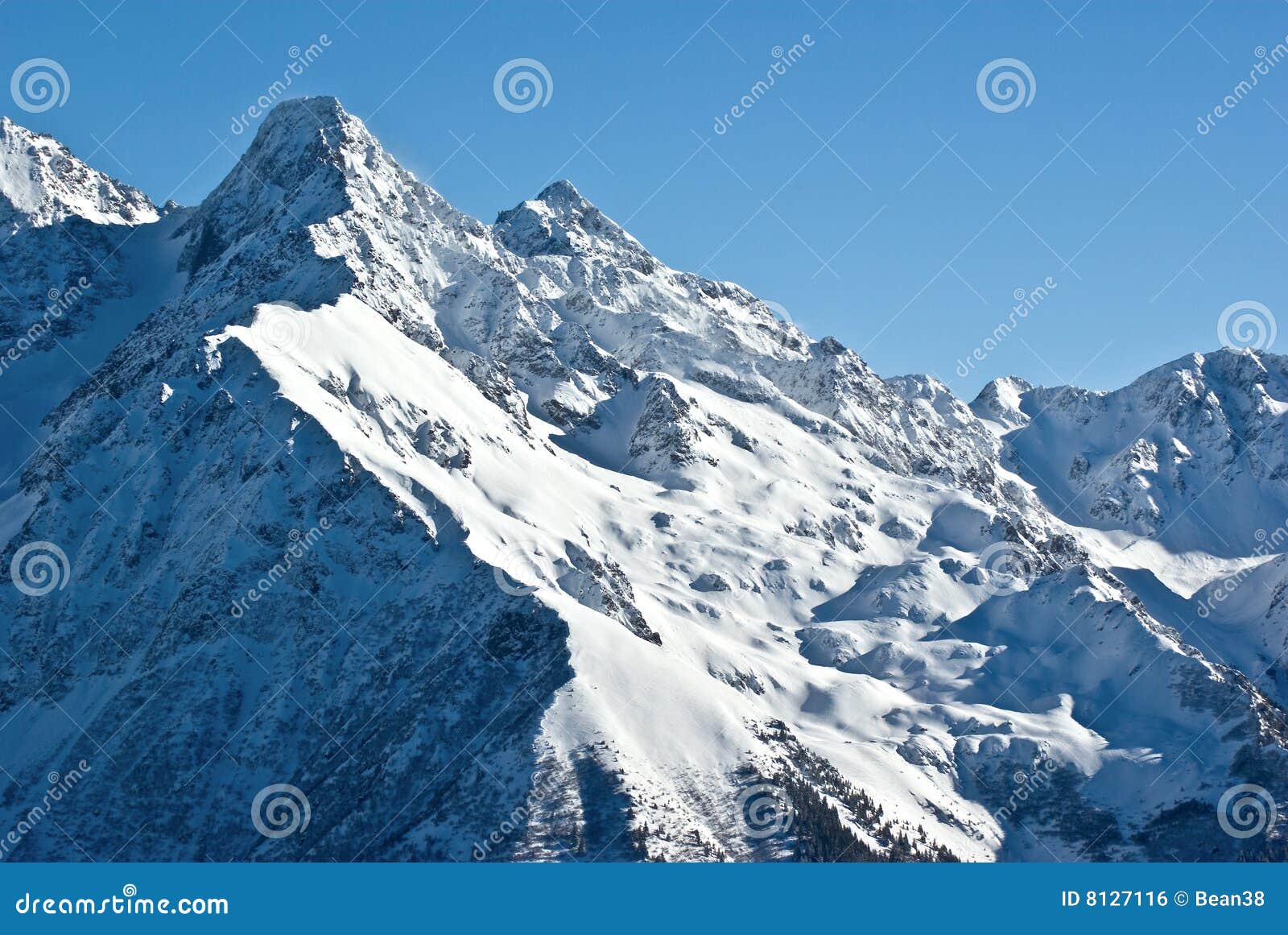 Snow in alps stock photo. Image of skiing, hiking, grenoble - 8127116