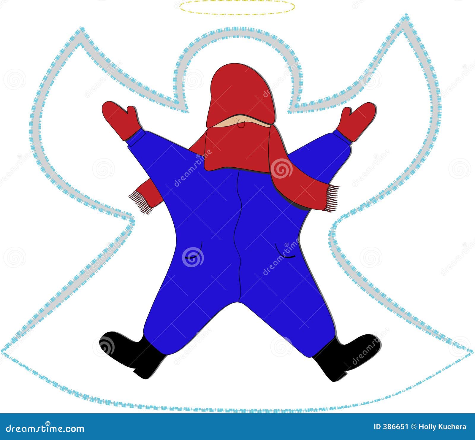 Snow Angel Clipart
