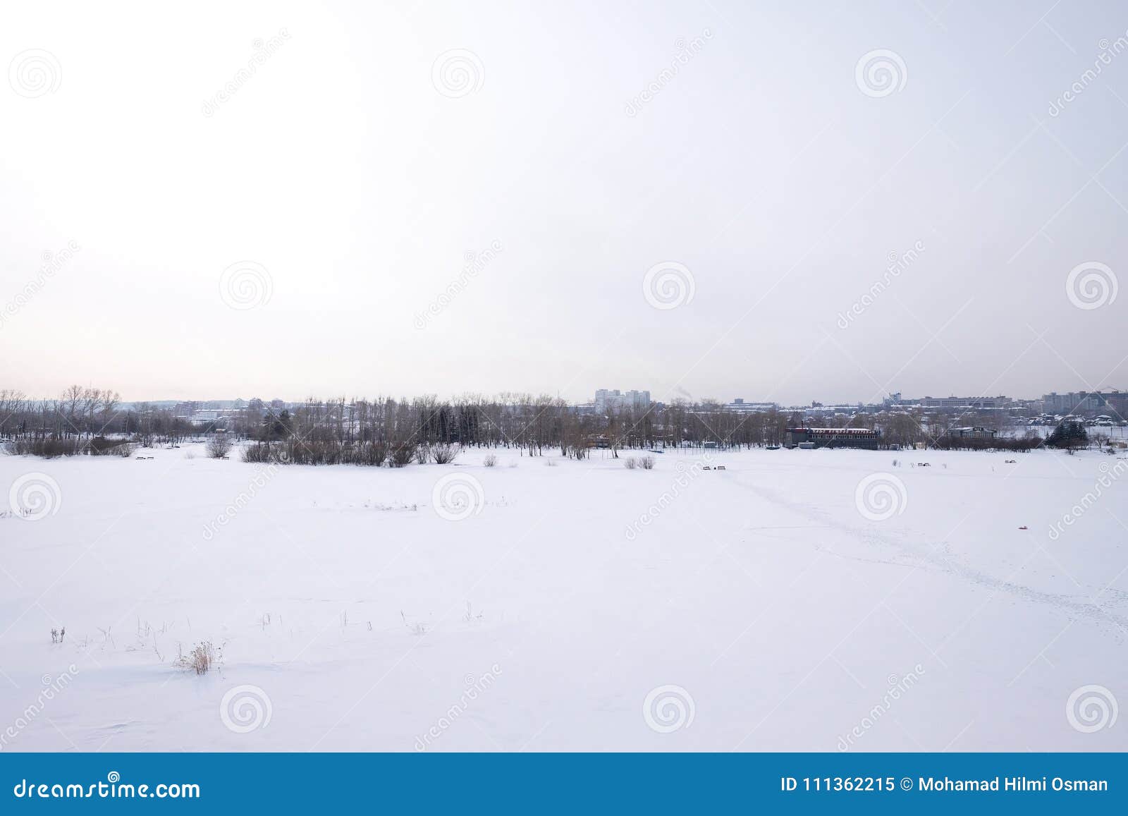 Snow Area at Russia during Winter Stock Image - Image of beautiful ...