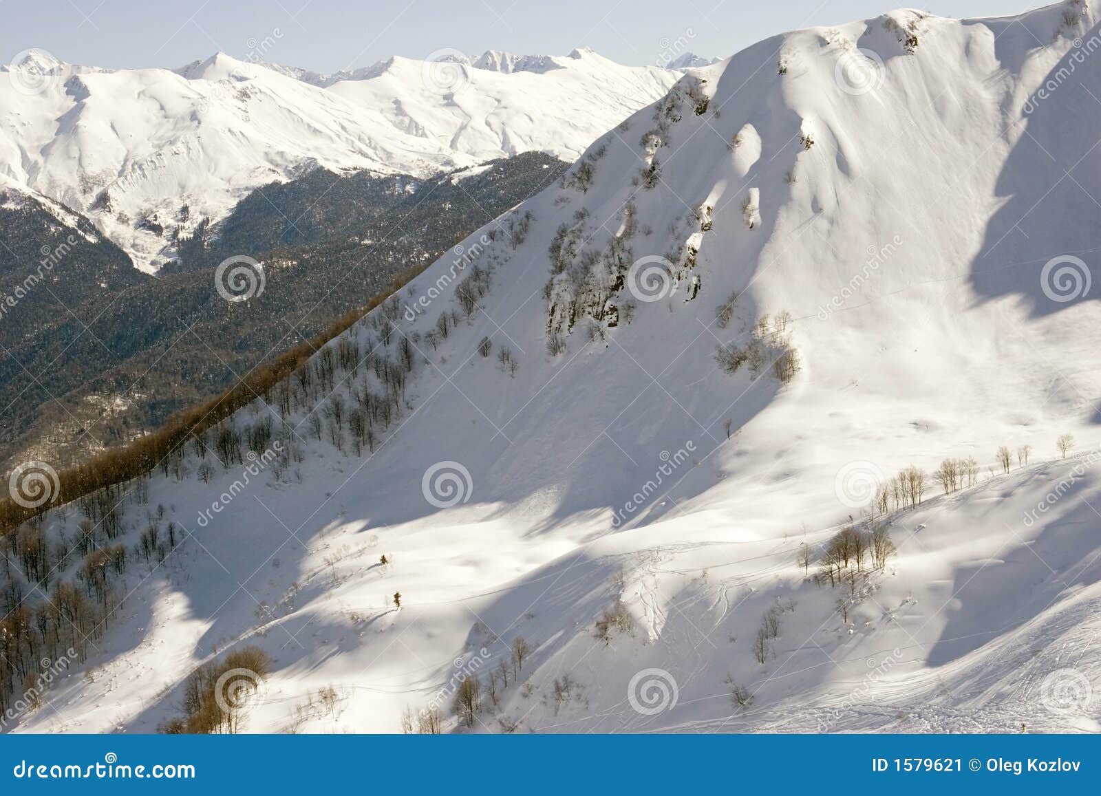 Snow arena stock image. Image of range, mountains, nature - 1579621