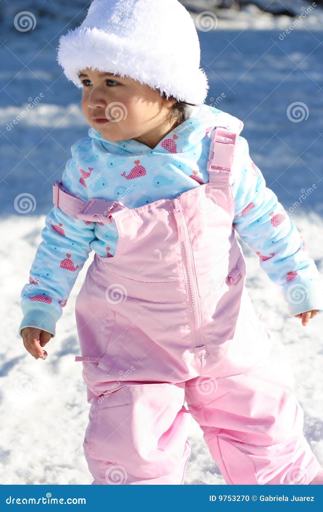 Snow baby 2 stock photo. Image of mountain, playing, child - 9753270
