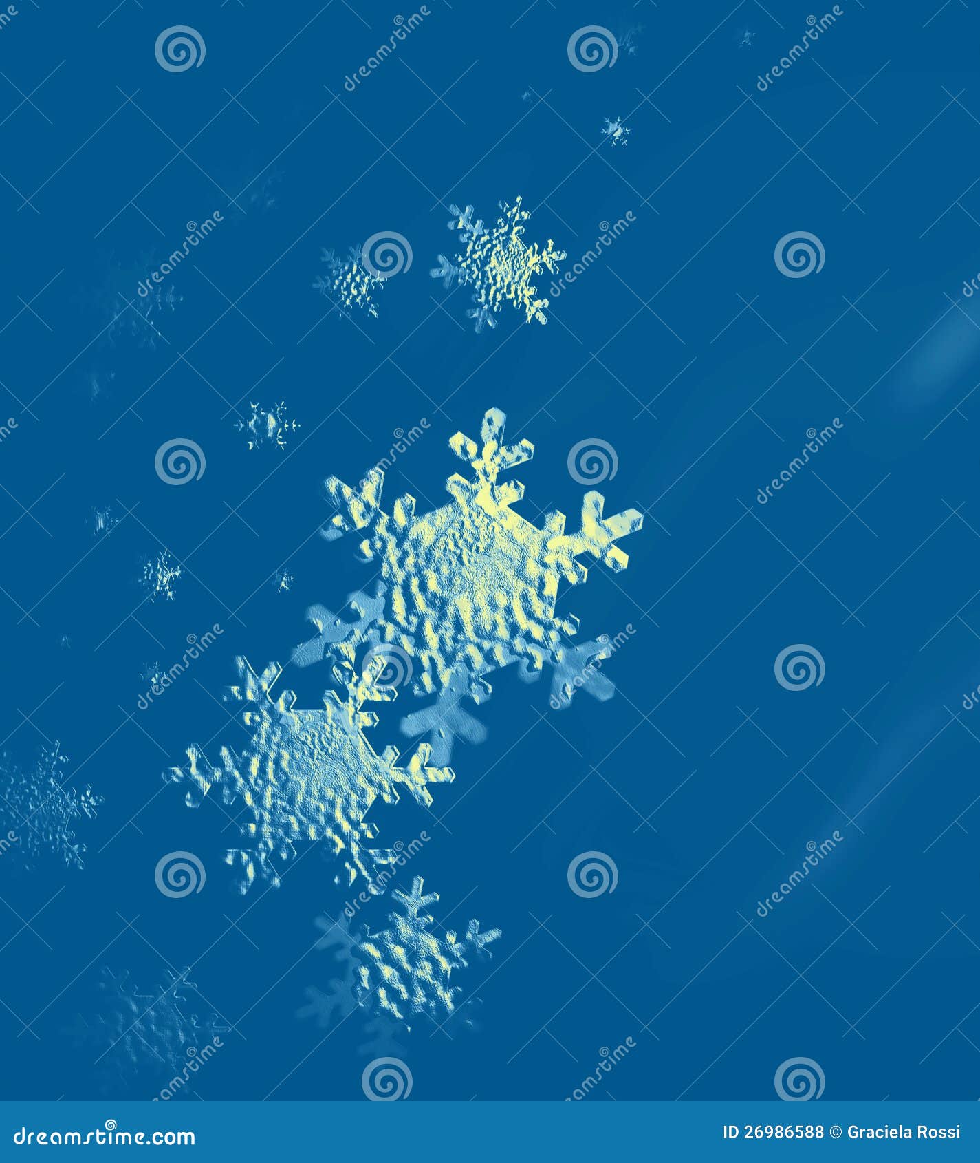 Snow Background Shapes in Blue Stock Illustration - Illustration of ...