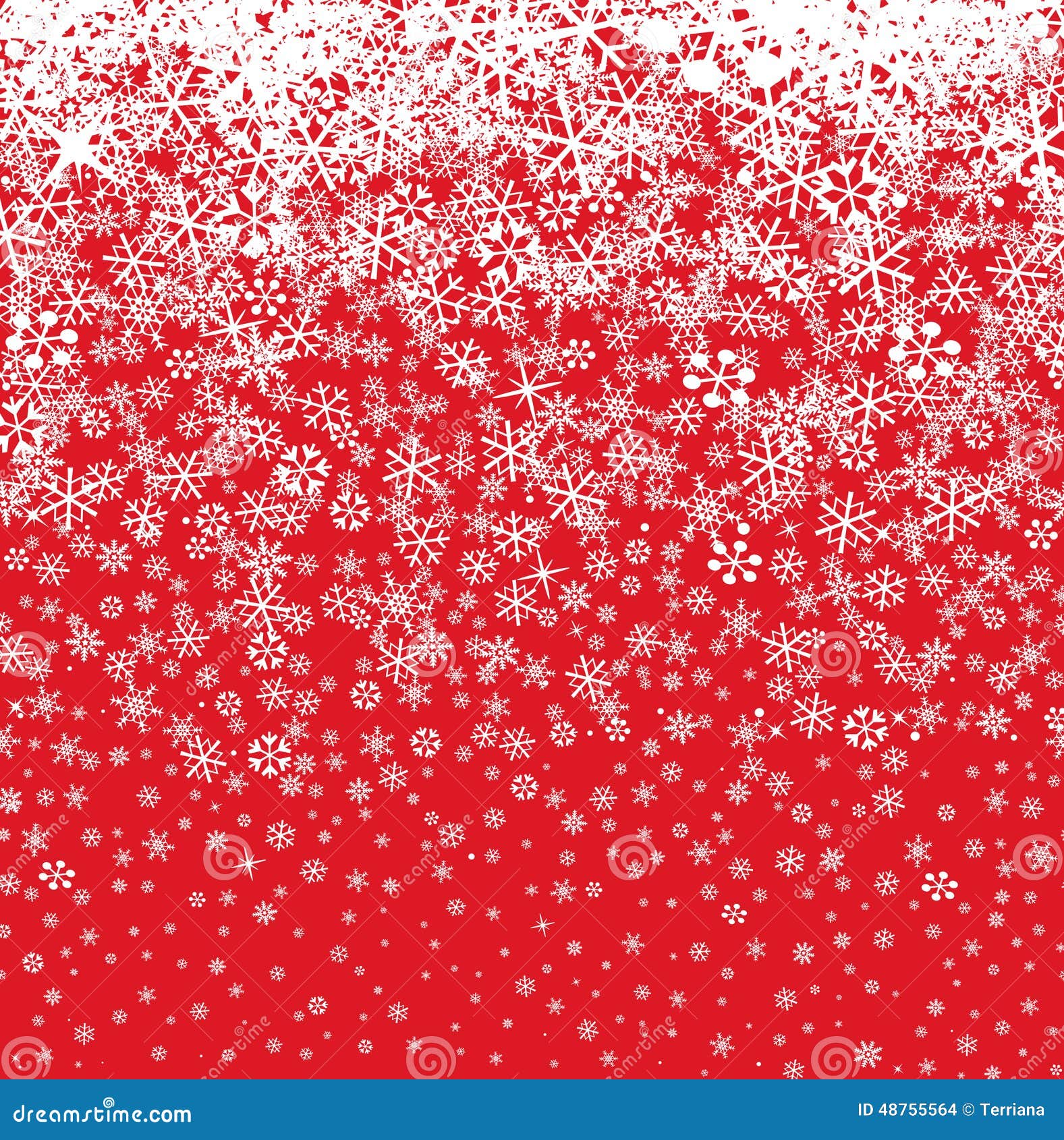 Snow Background. Snowflakes Pattern. Winter Snowy Stock Illustration ...