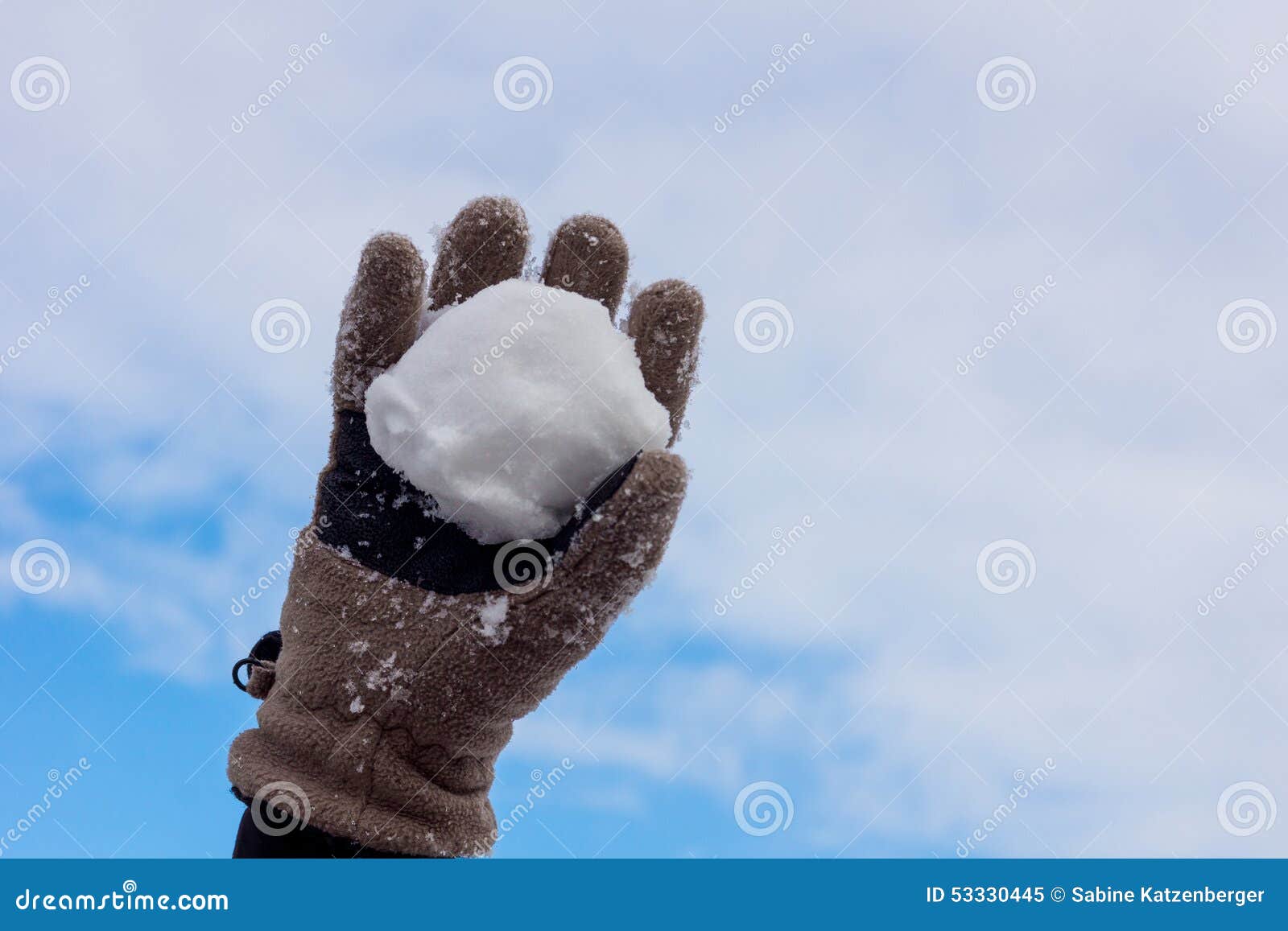 Snow ball stock image. Image of recreation, seasonal - 53330445