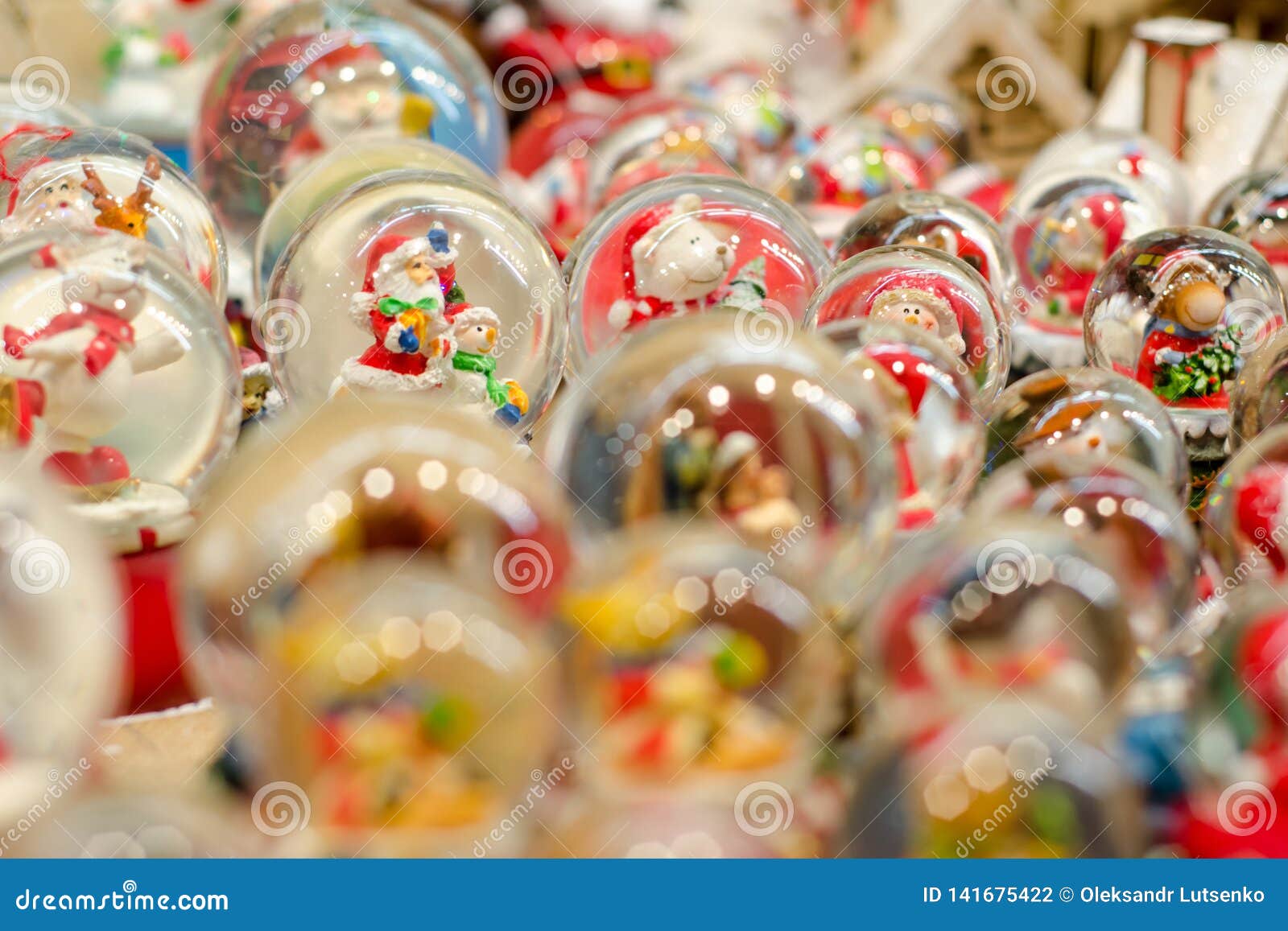 Snow-ball Toy Glass Ball stock photo. Image of essen - 141675422