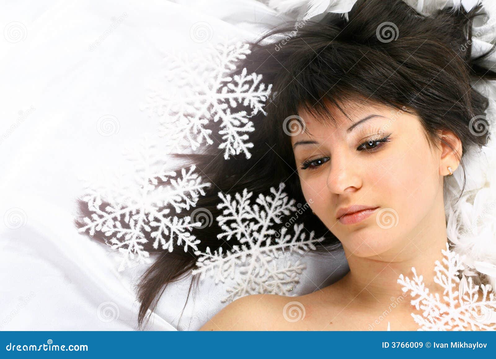 Snow beauty stock image. Image of eyes, tradition, pretty - 3766009