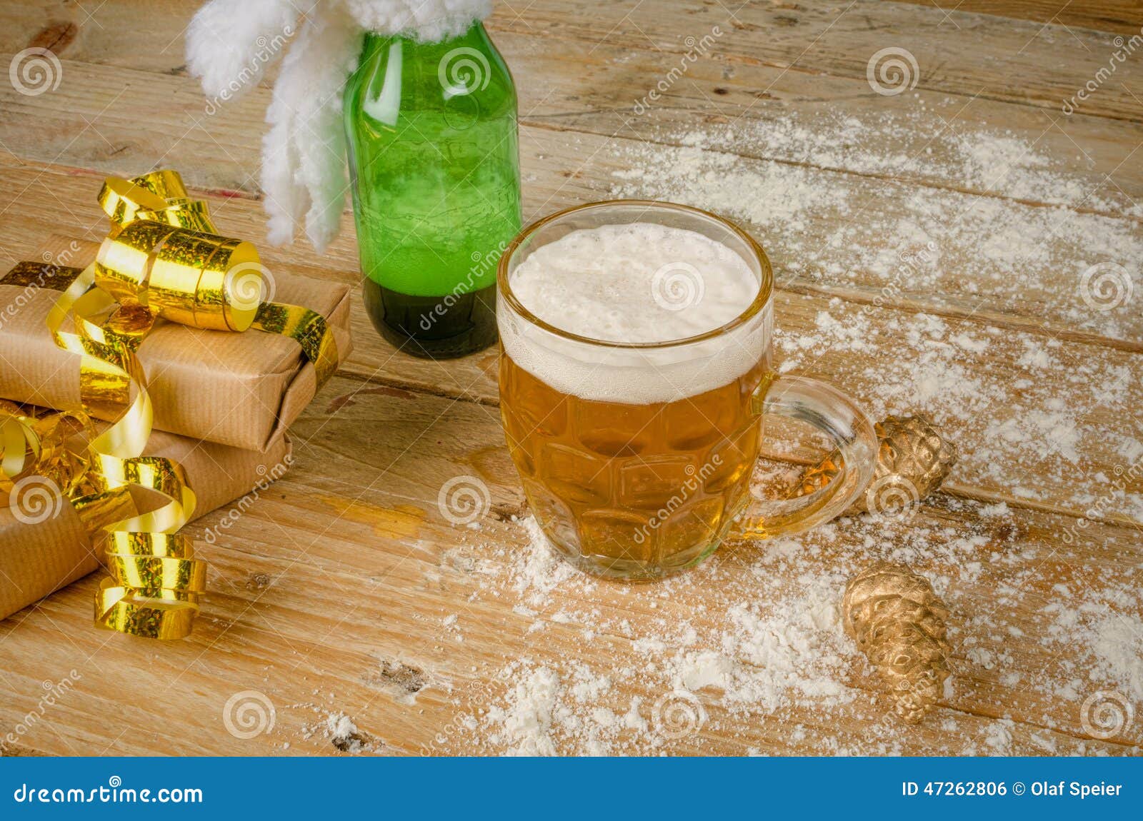 Snow beer stock photo. Image of snow, studio, alcohol - 47262806