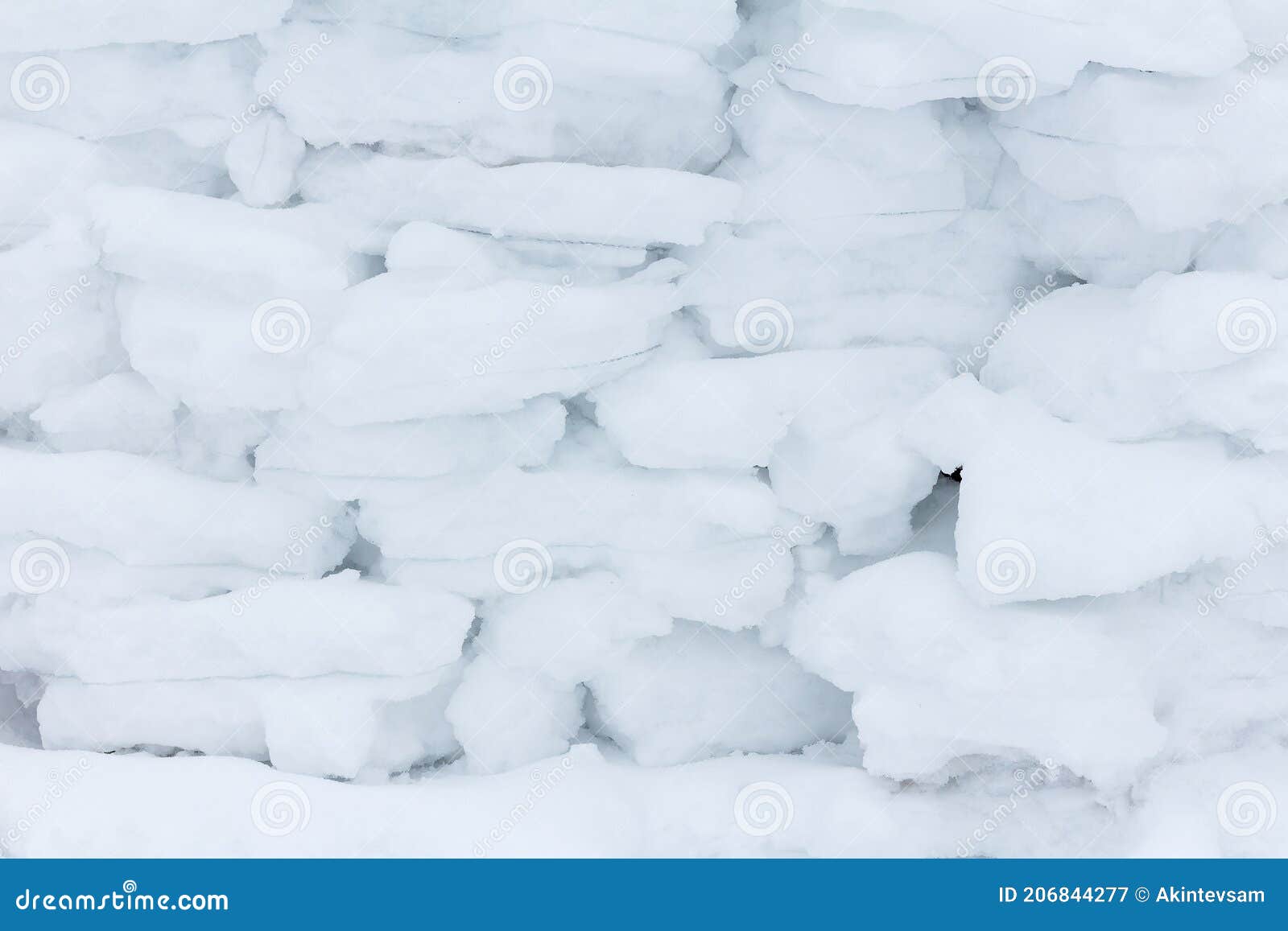 Snow block wall stock image. Image of frozen, shelter - 206844277