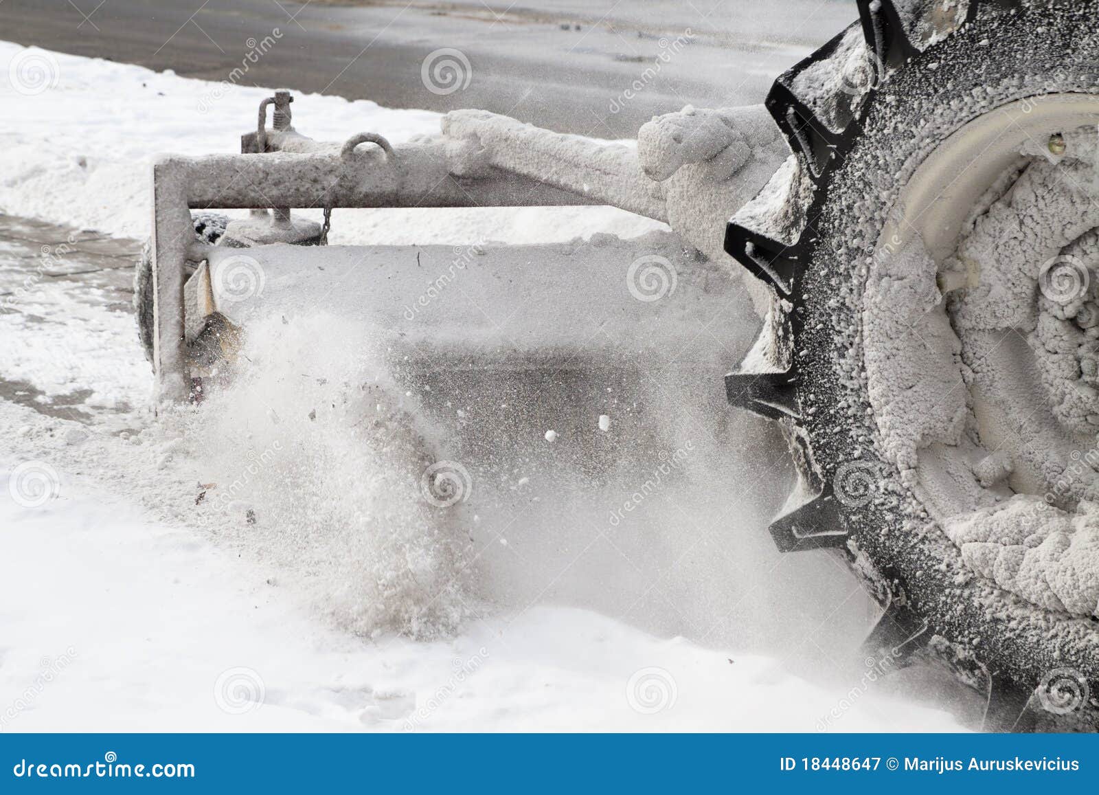 Snow blower stock image. Image of hood, blizzard, gear - 18448647
