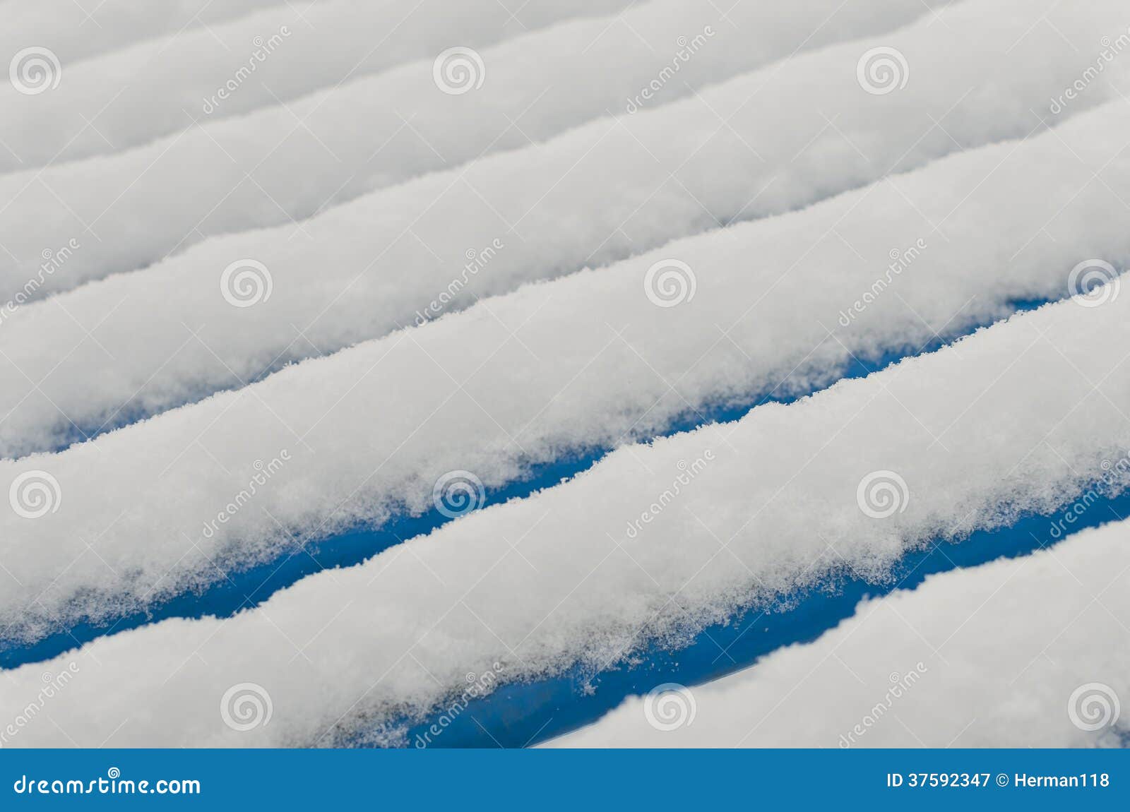 Snow on blue stock image. Image of snow, abstract, perspective - 37592347