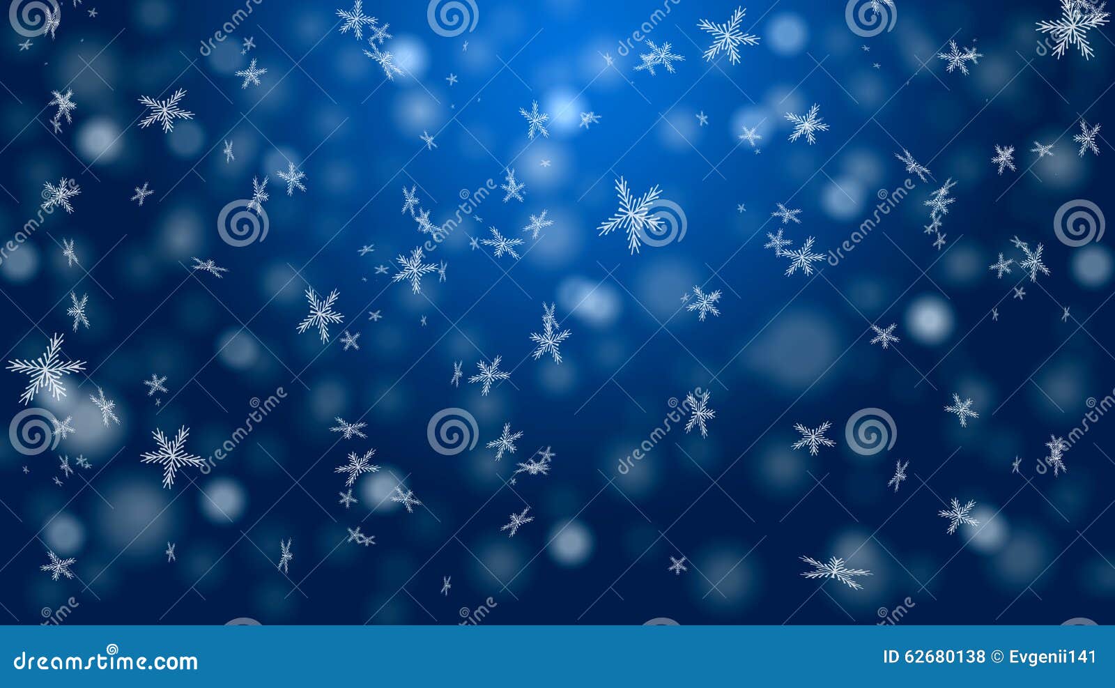 Snow on a blue background stock illustration. Illustration of blizzard ...