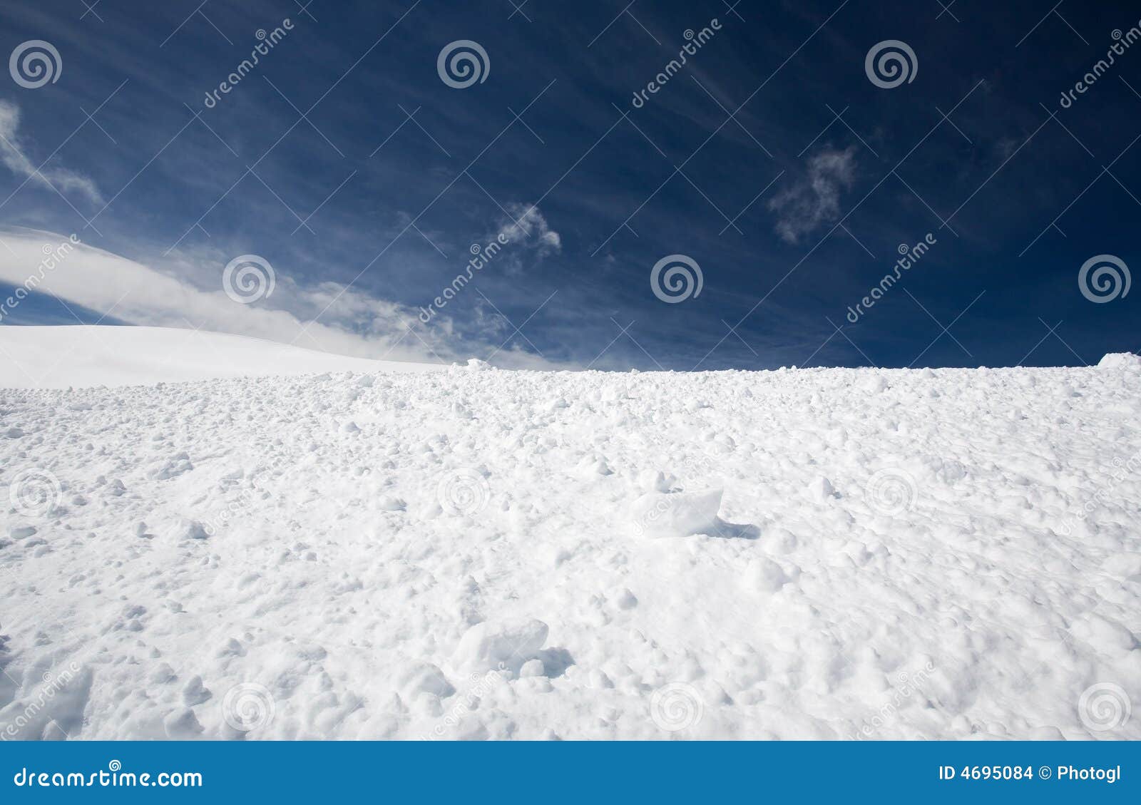 Snow and blue sky stock photo. Image of abstract, outdoors - 4695084