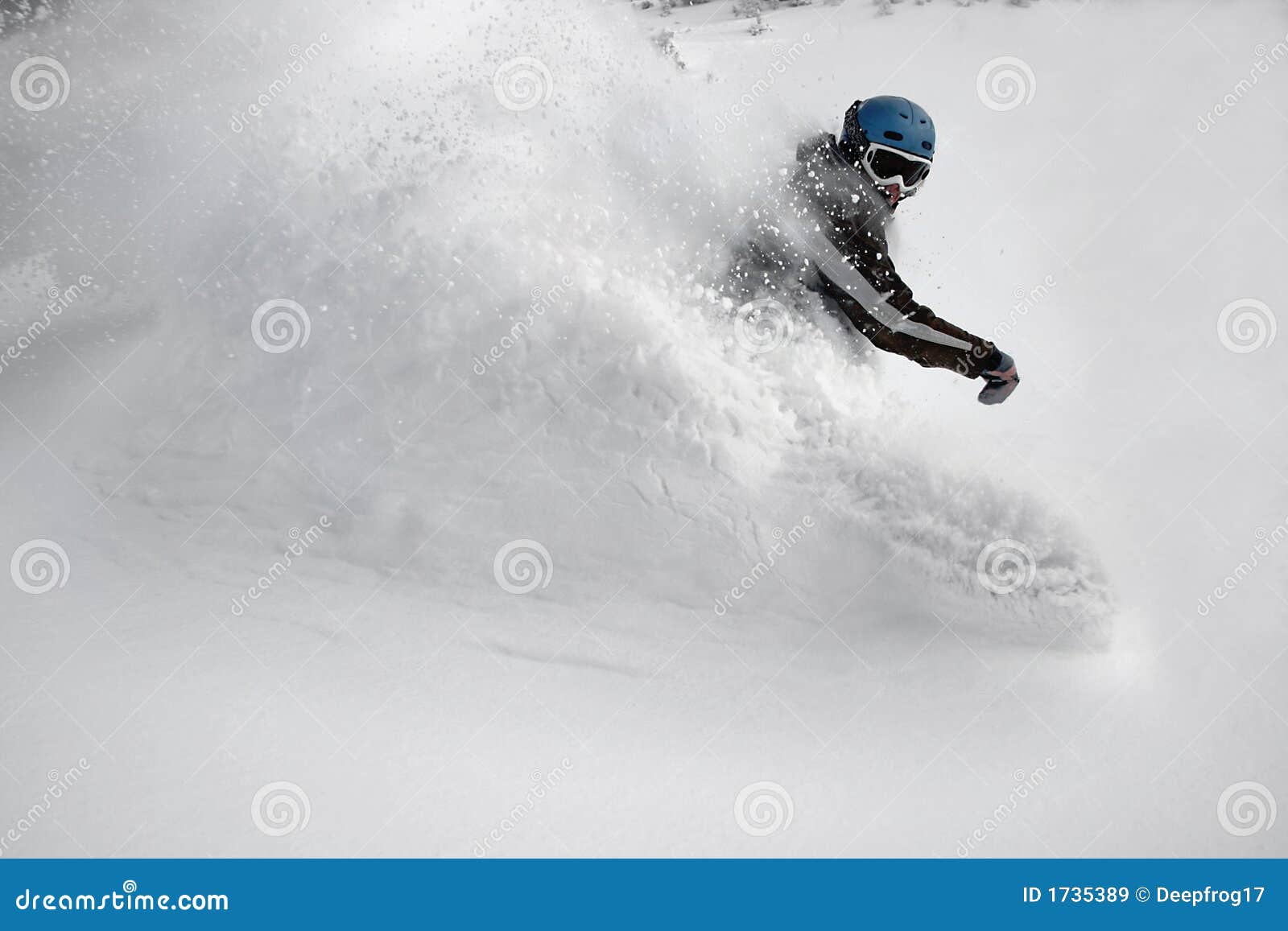 Snow boarder stock image. Image of motion, action, powder - 1735389