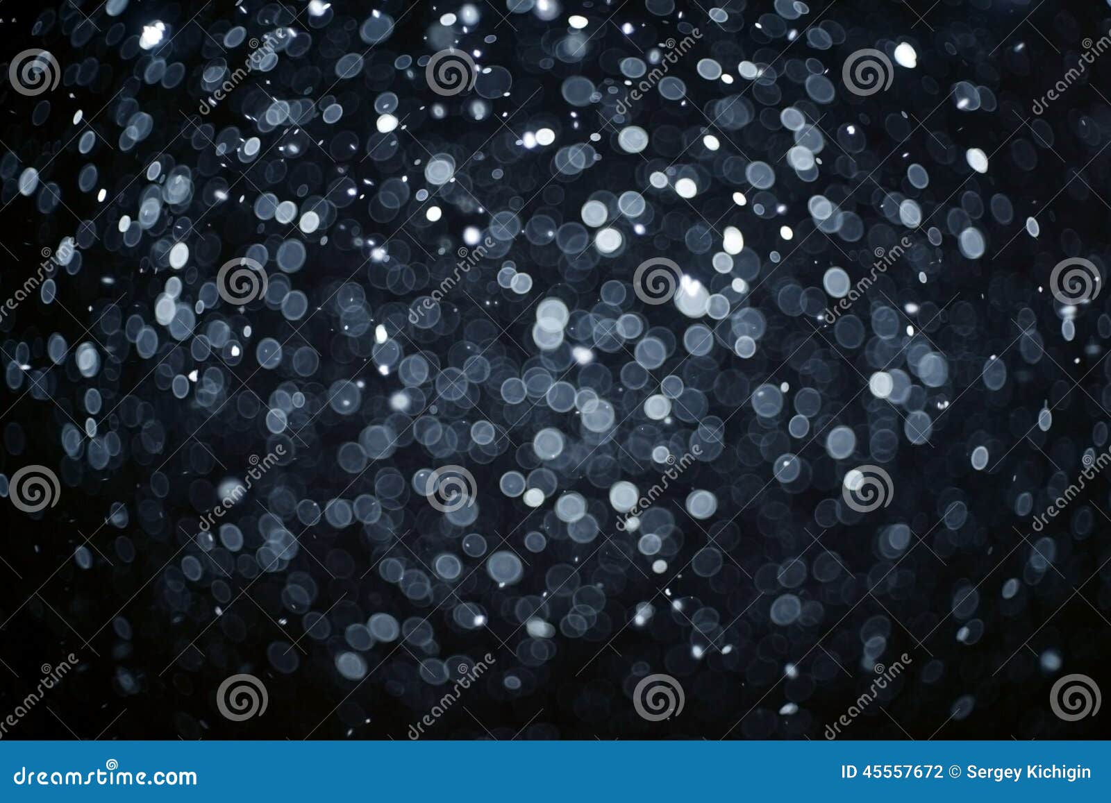 Snow Bokeh Texture On Black Background Stock Illustration ...