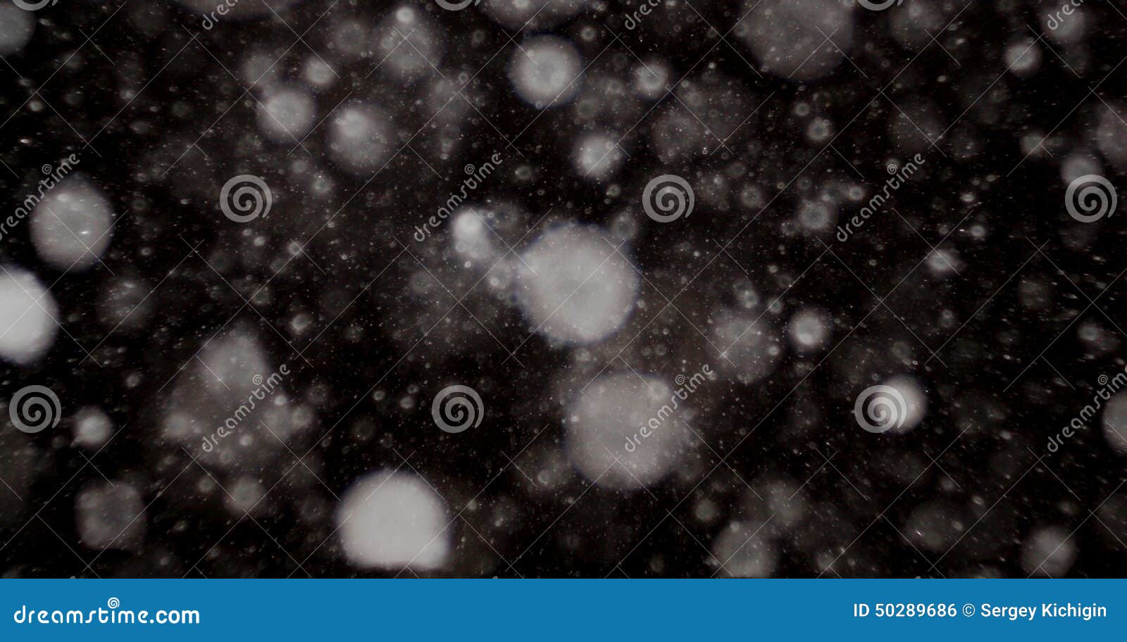 Snow Bokeh Texture on Black Background Stock Photo - Image of blur ...