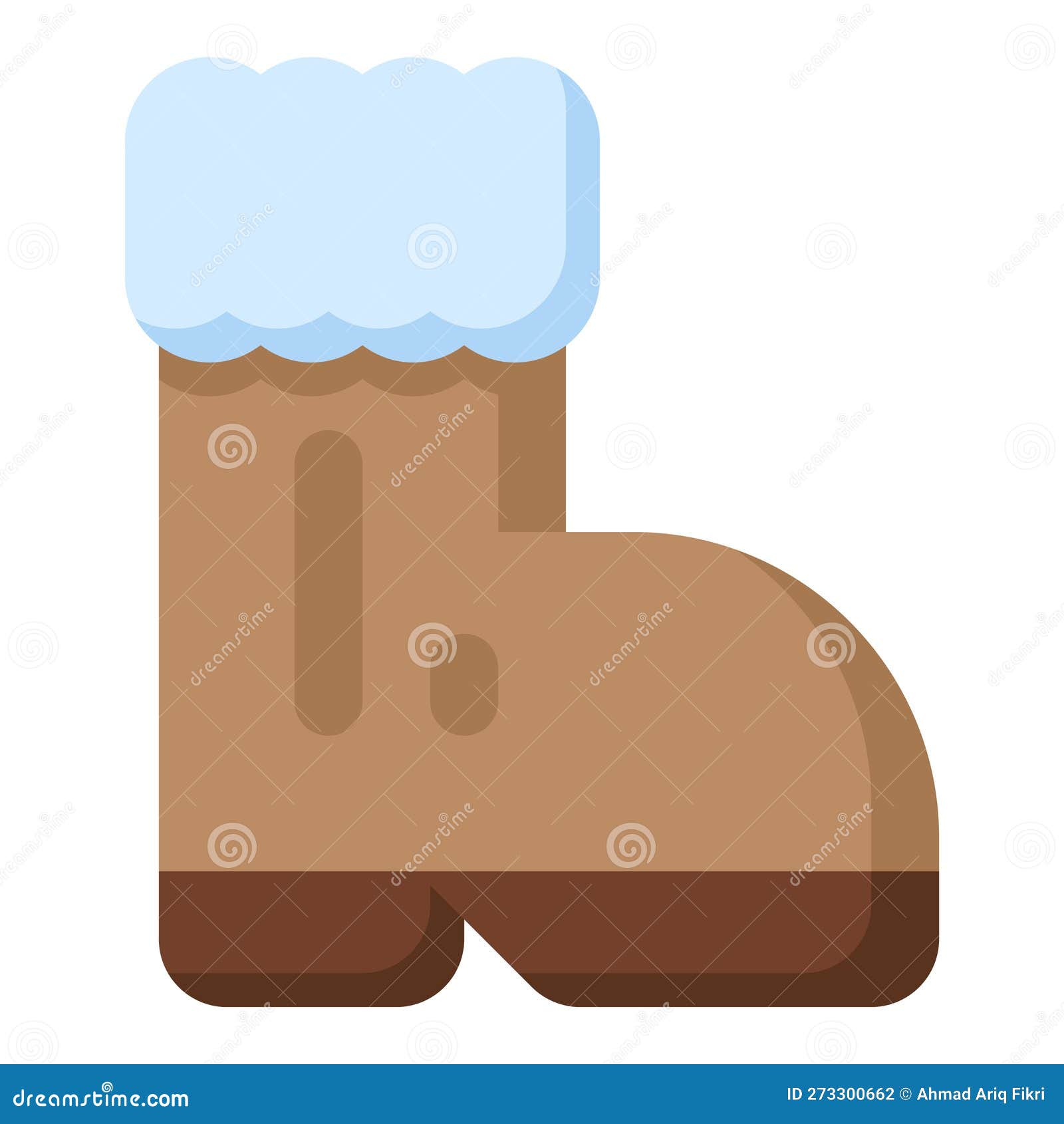 Snow Boot Icon. Warm Snow Boot. Simple Illustration of Snow Boot Stock ...