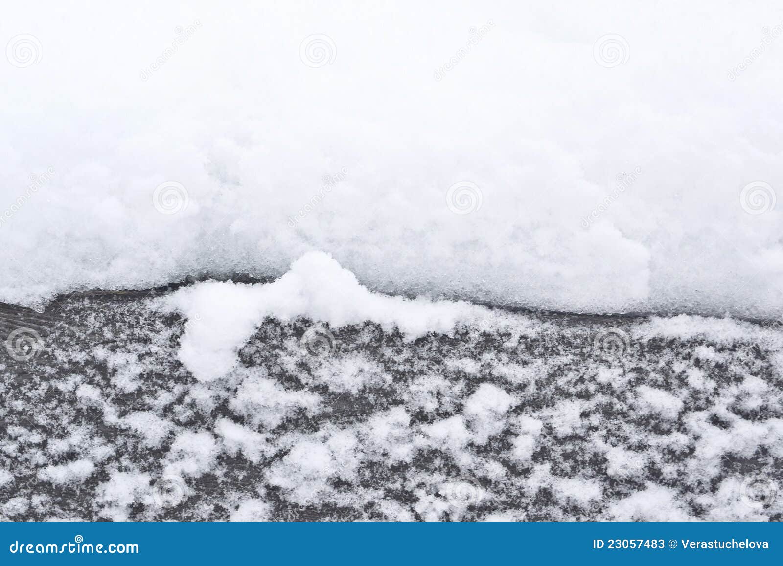 Snow border stock image. Image of macro, closeup, copy - 23057483