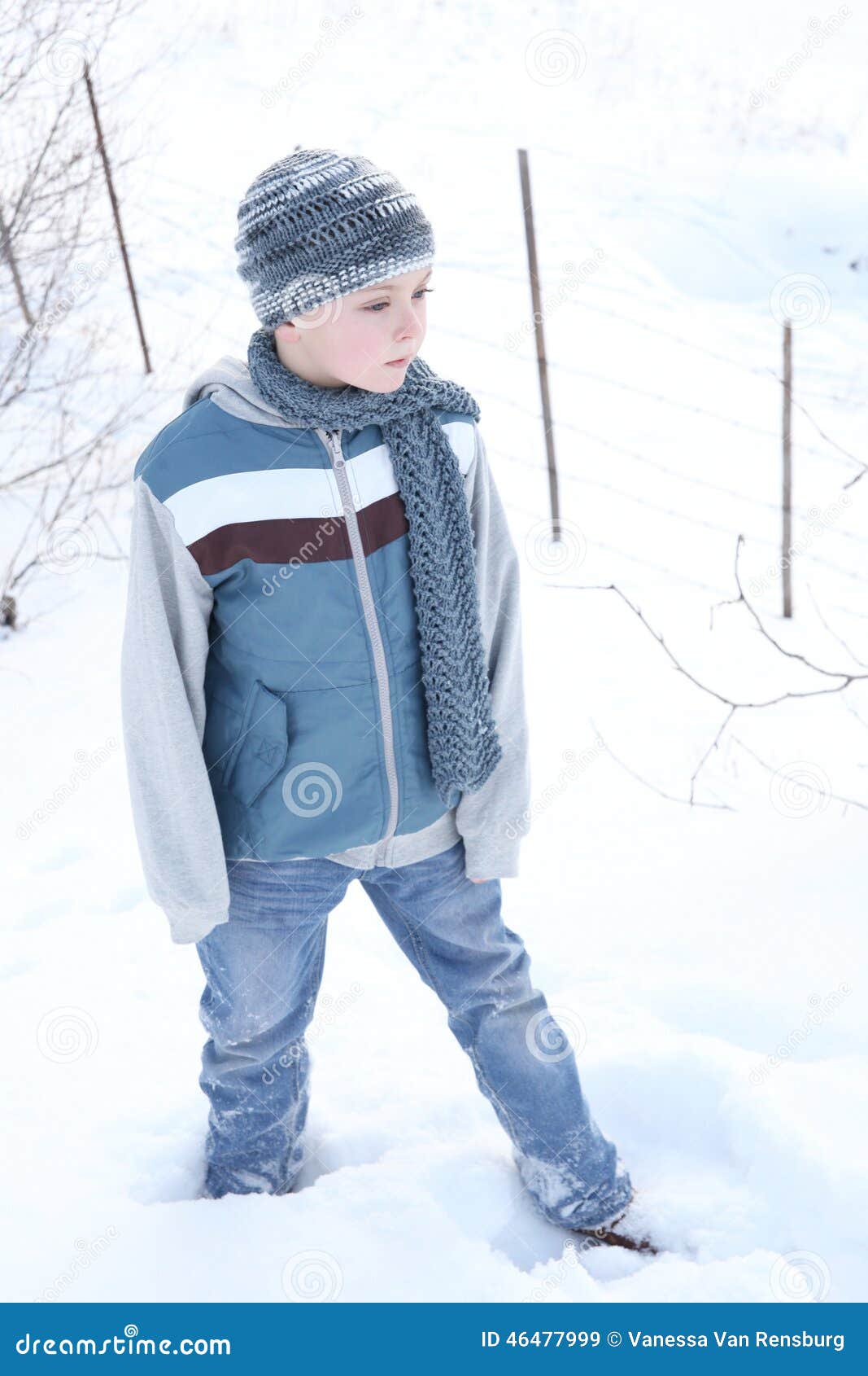 Snow boy stock image. Image of touque, season, natural - 46477999