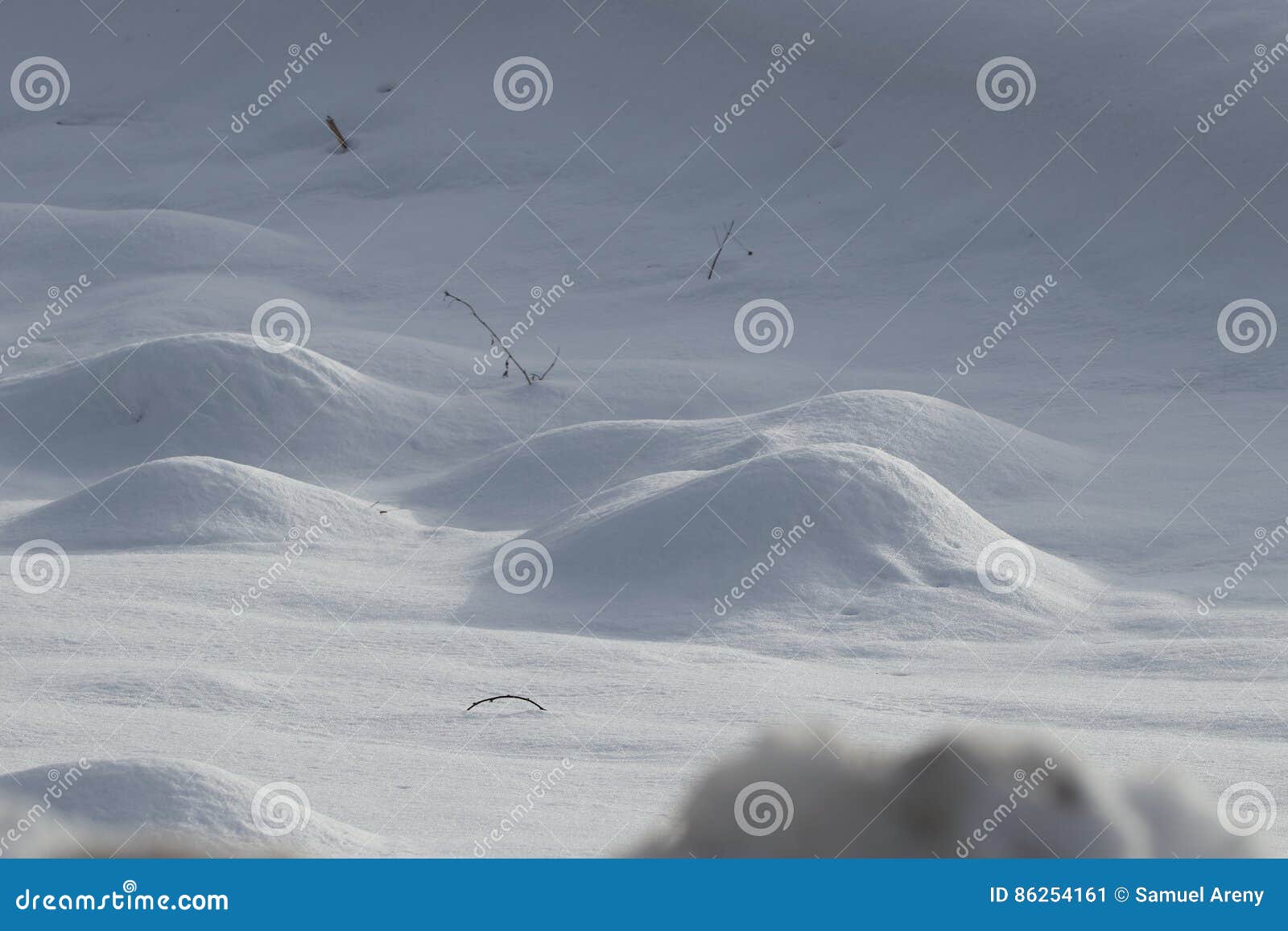Snow bumps stock image. Image of white, climate, pyrenees - 86254161