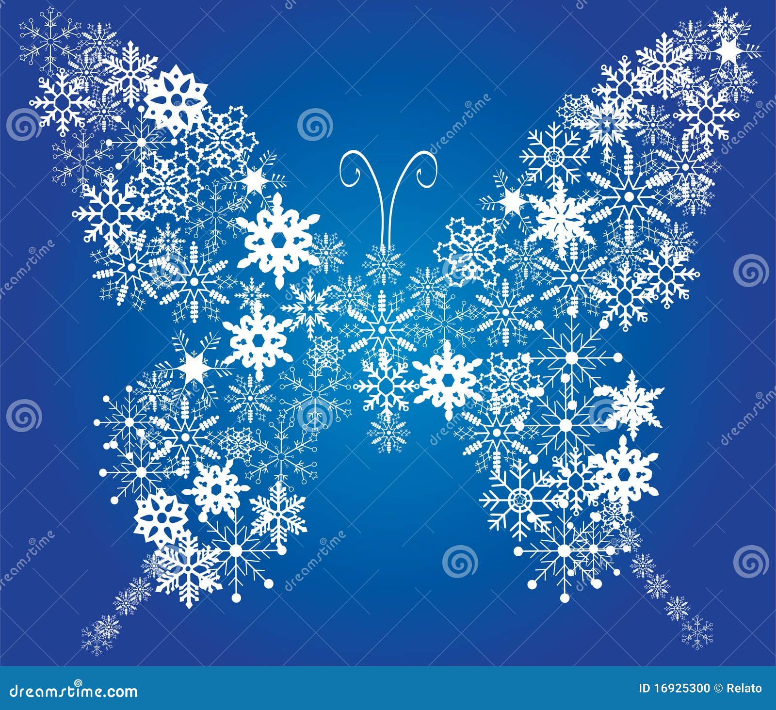 Snow Butterfly Stock Photo - Image: 16925300