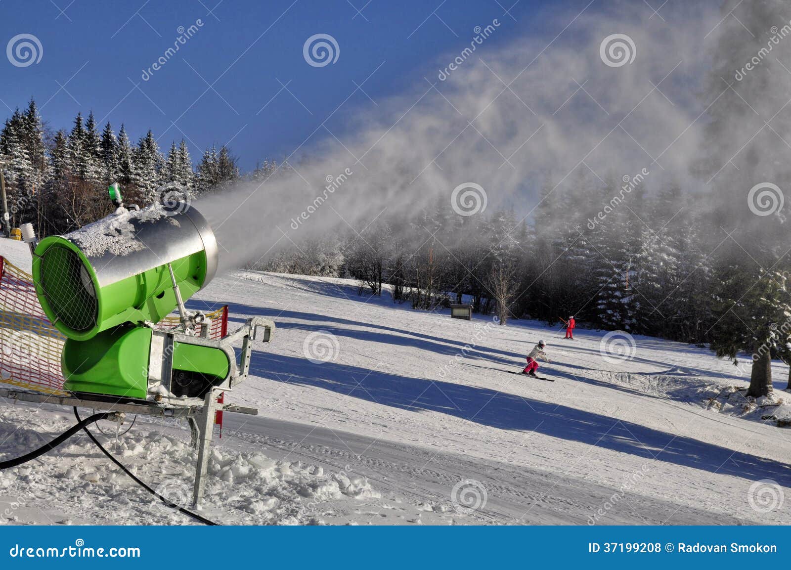 Snow cannon stock photo. Image of work, snow, cannon - 37199208