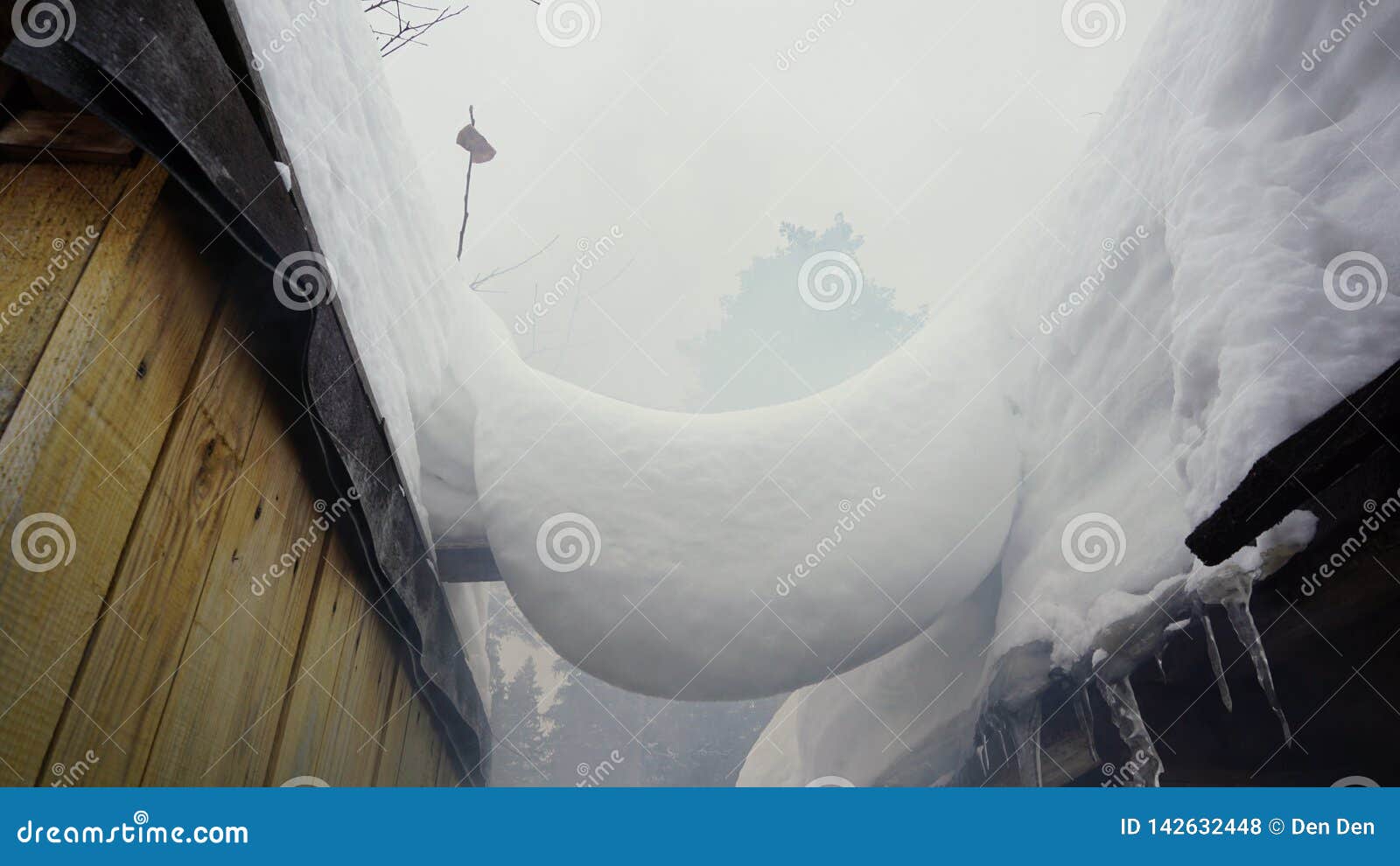 Snow cap stock photo. Image of winter, details, snow - 142632448