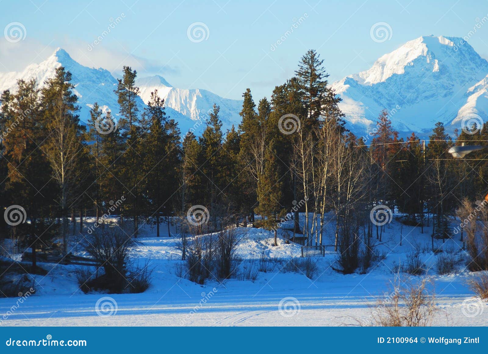 Snow Capped Mountains stock photo. Image of freezing, outside - 2100964