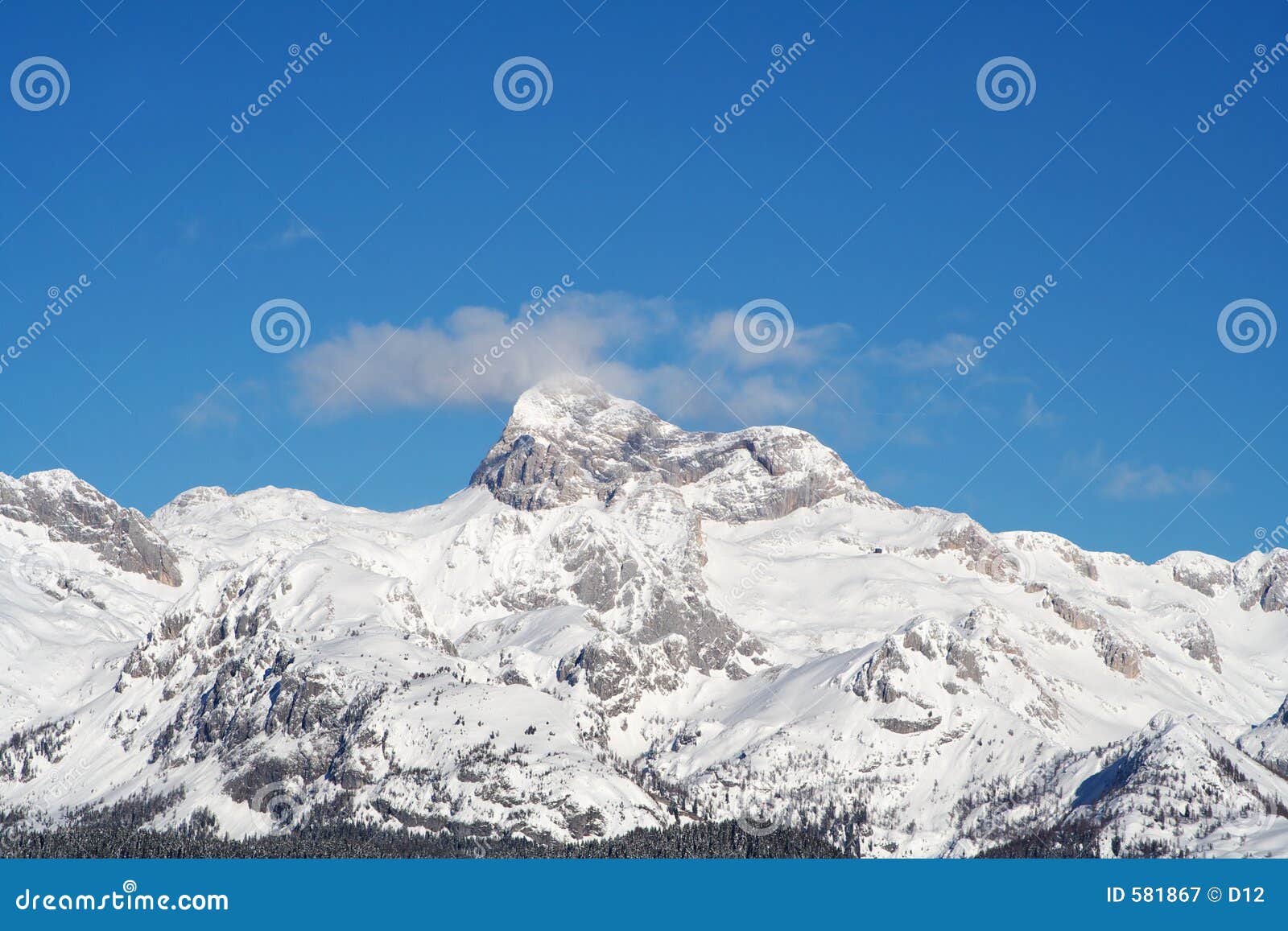 Snow capped mountains stock image. Image of outside, picturesque - 581867