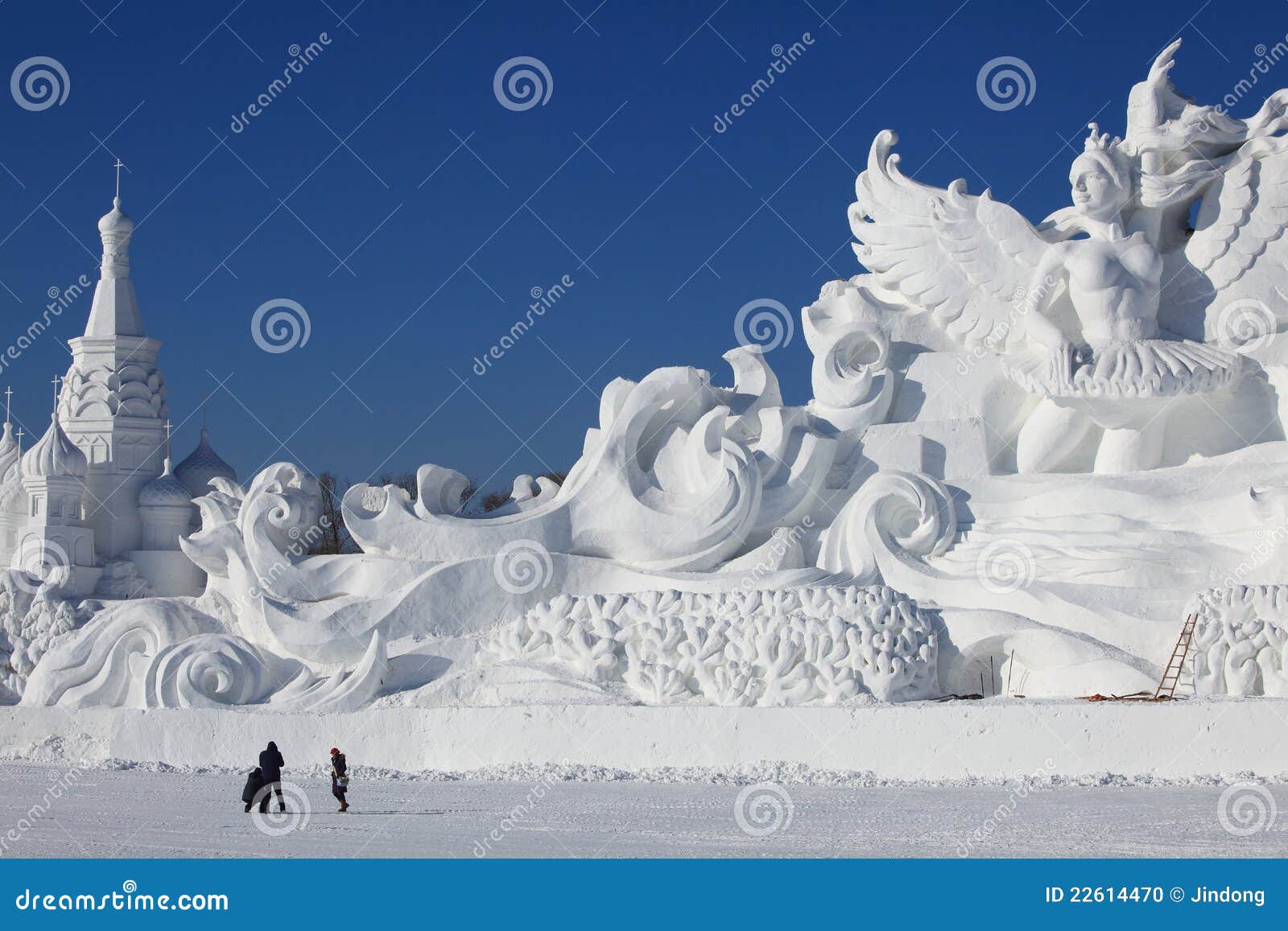 Ice Carving Editorial Photo | CartoonDealer.com #7484521