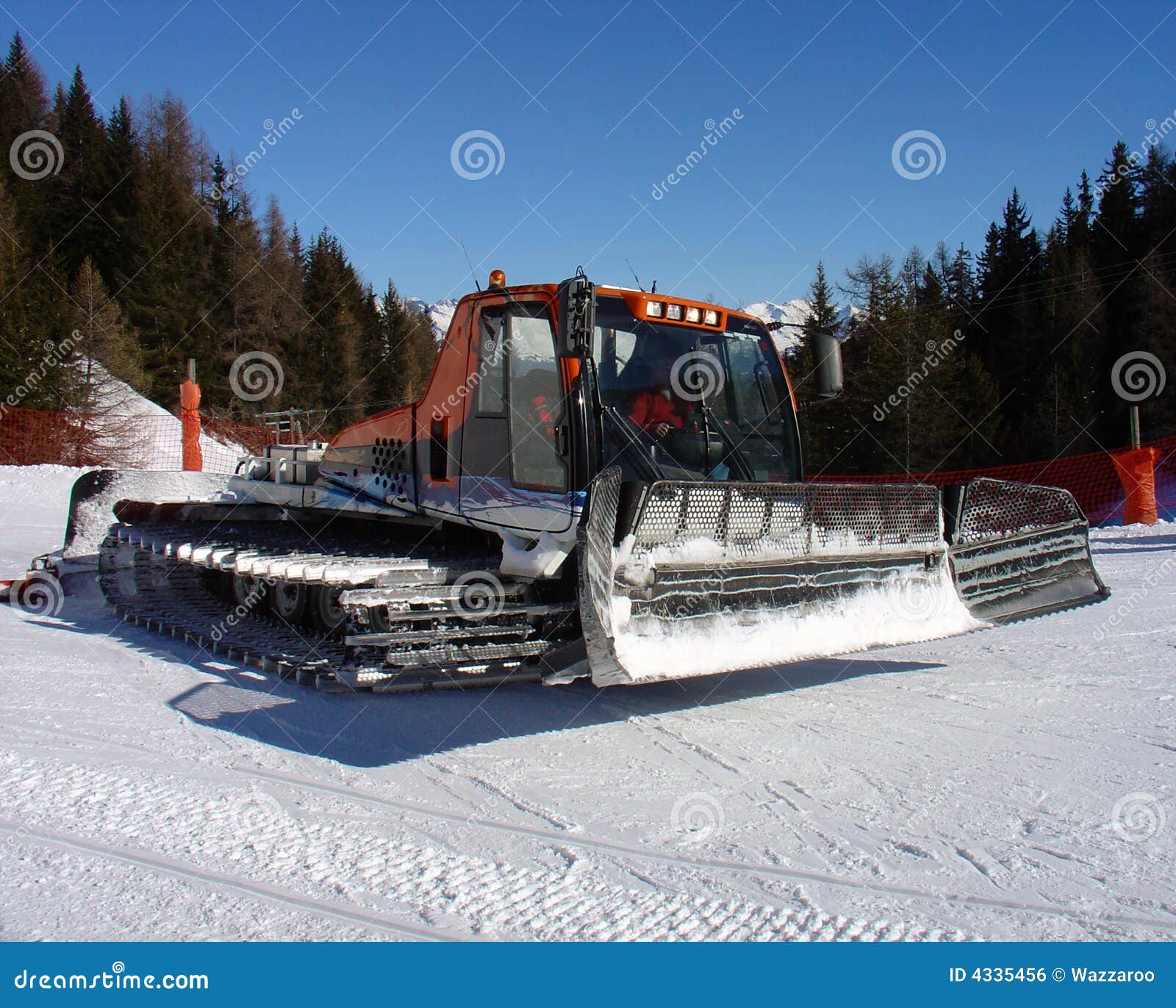 Snow Cat stock photo. Image of hill, blowing, resort, mountainside ...