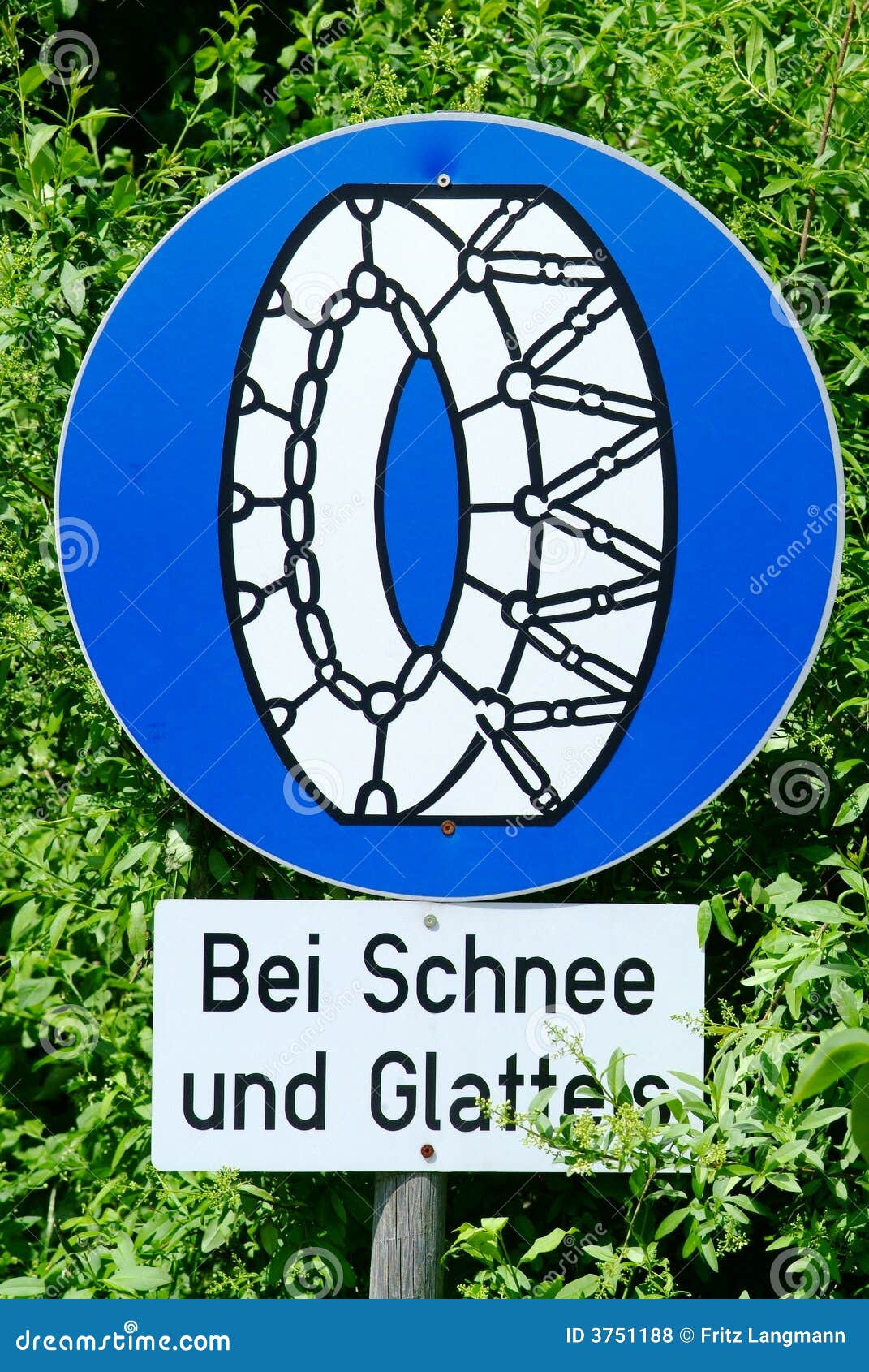 Snow chain stock photo. Image of announcement, freeway - 3751188