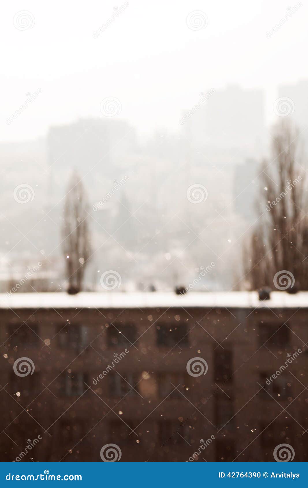 Snow in city stock photo. Image of cold, district, street - 42764390