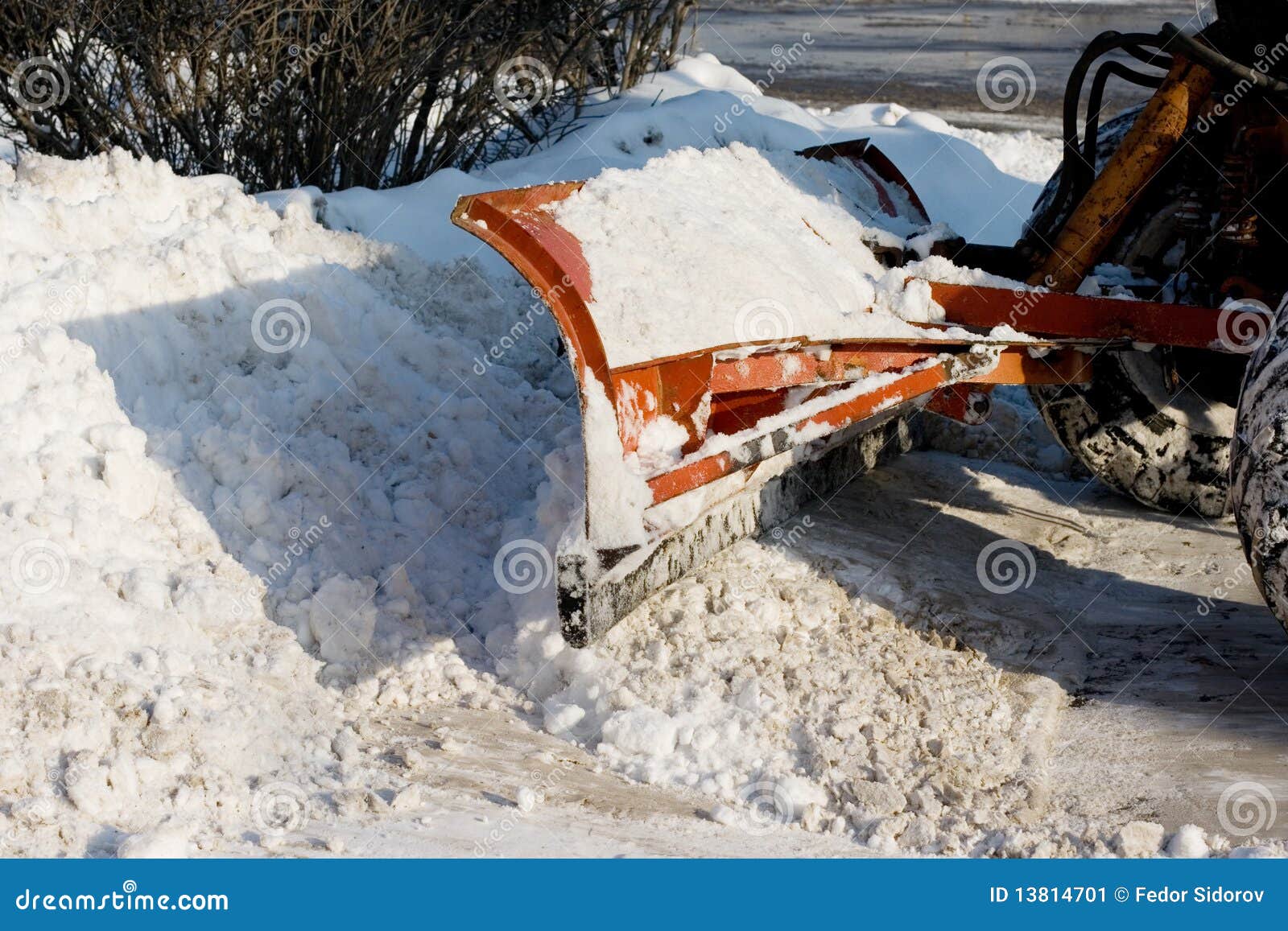 Snow cleaning stock image. Image of bury, blizzard, clean - 13814701