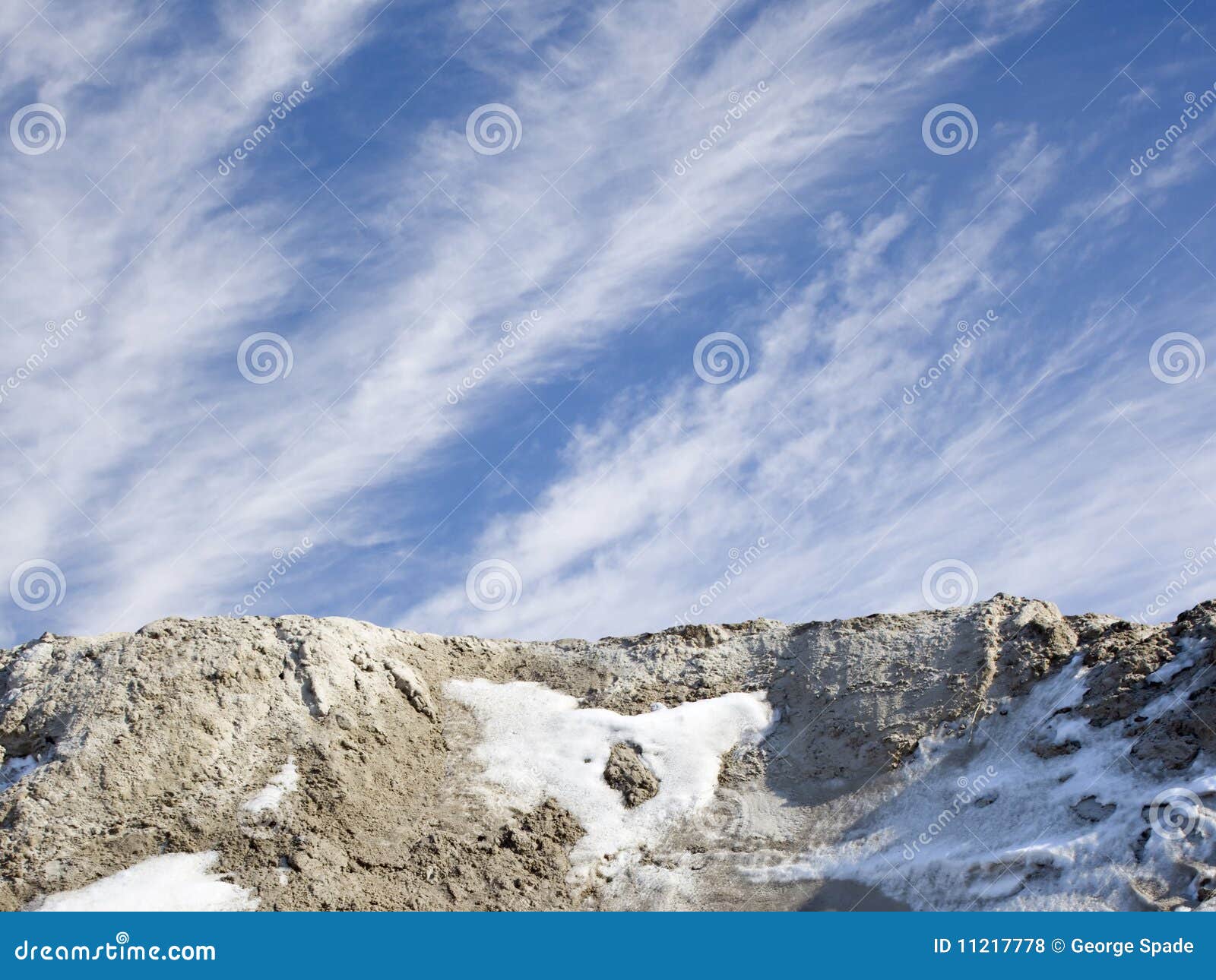 Snow cliff stock photo. Image of cold, season, barrier - 11217778