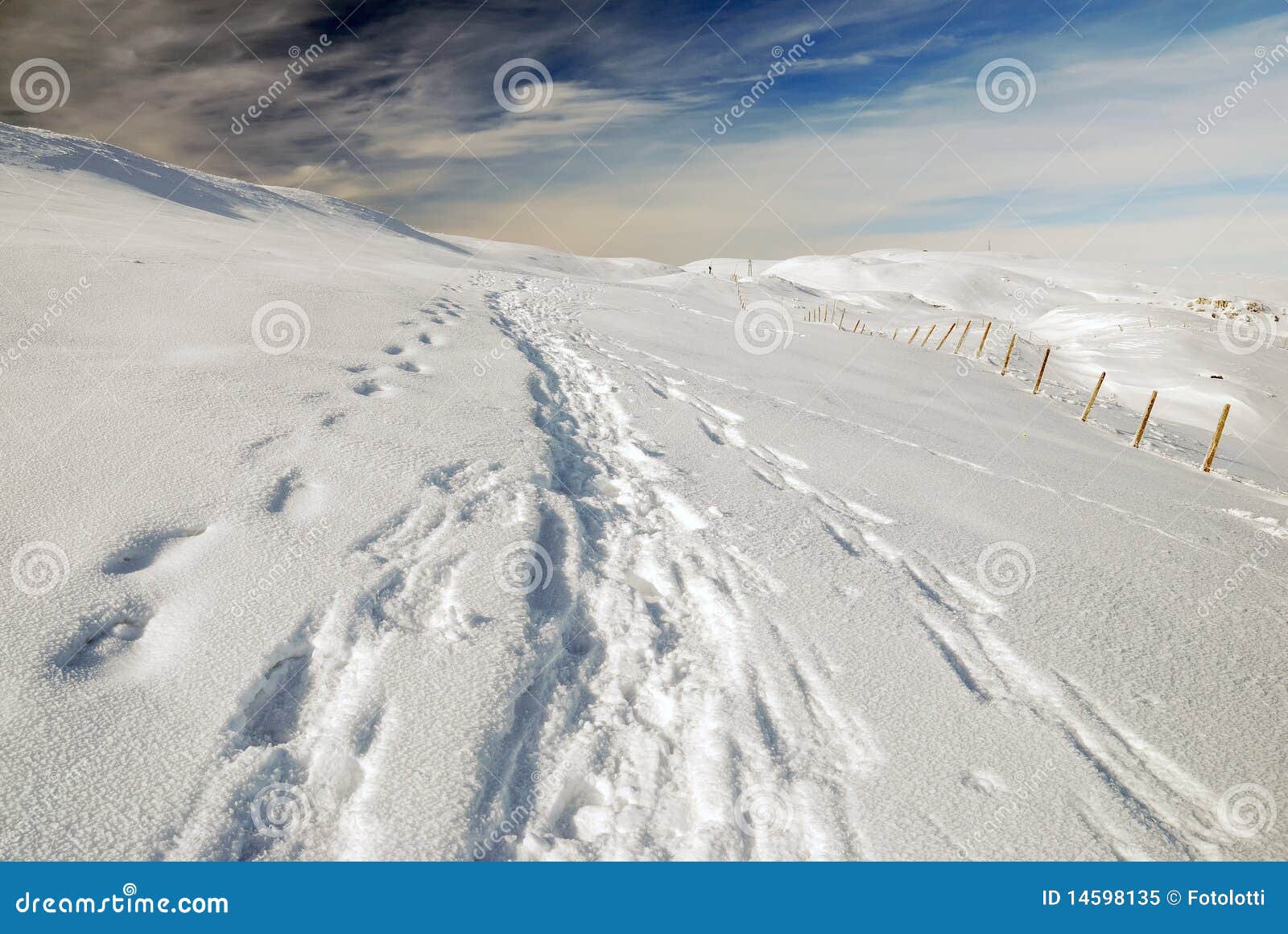 Snow and clouds stock image. Image of snow, winter, soft - 14598135