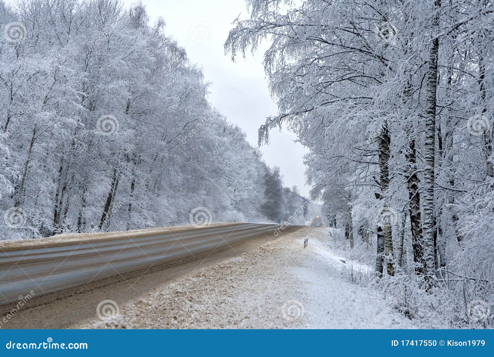 Snow country road stock photo. Image of winter, outdoor - 17417550