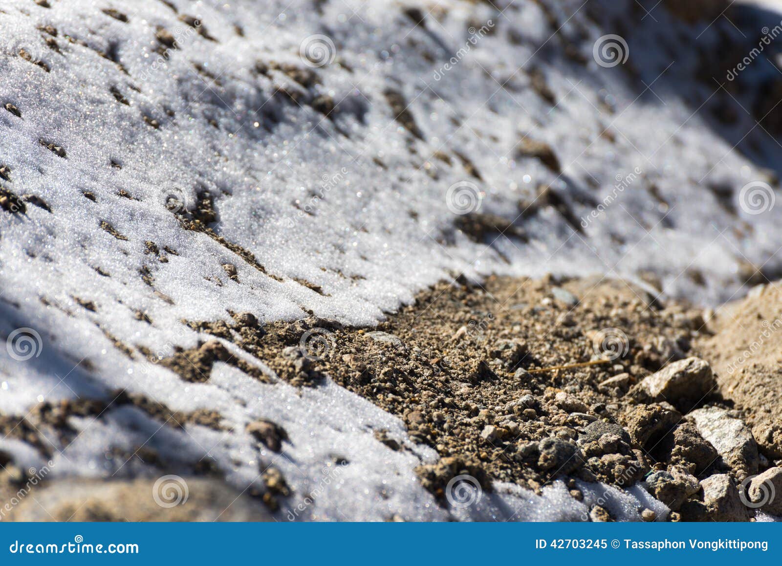 Snow cover ground stock image. Image of season, covered - 42703245
