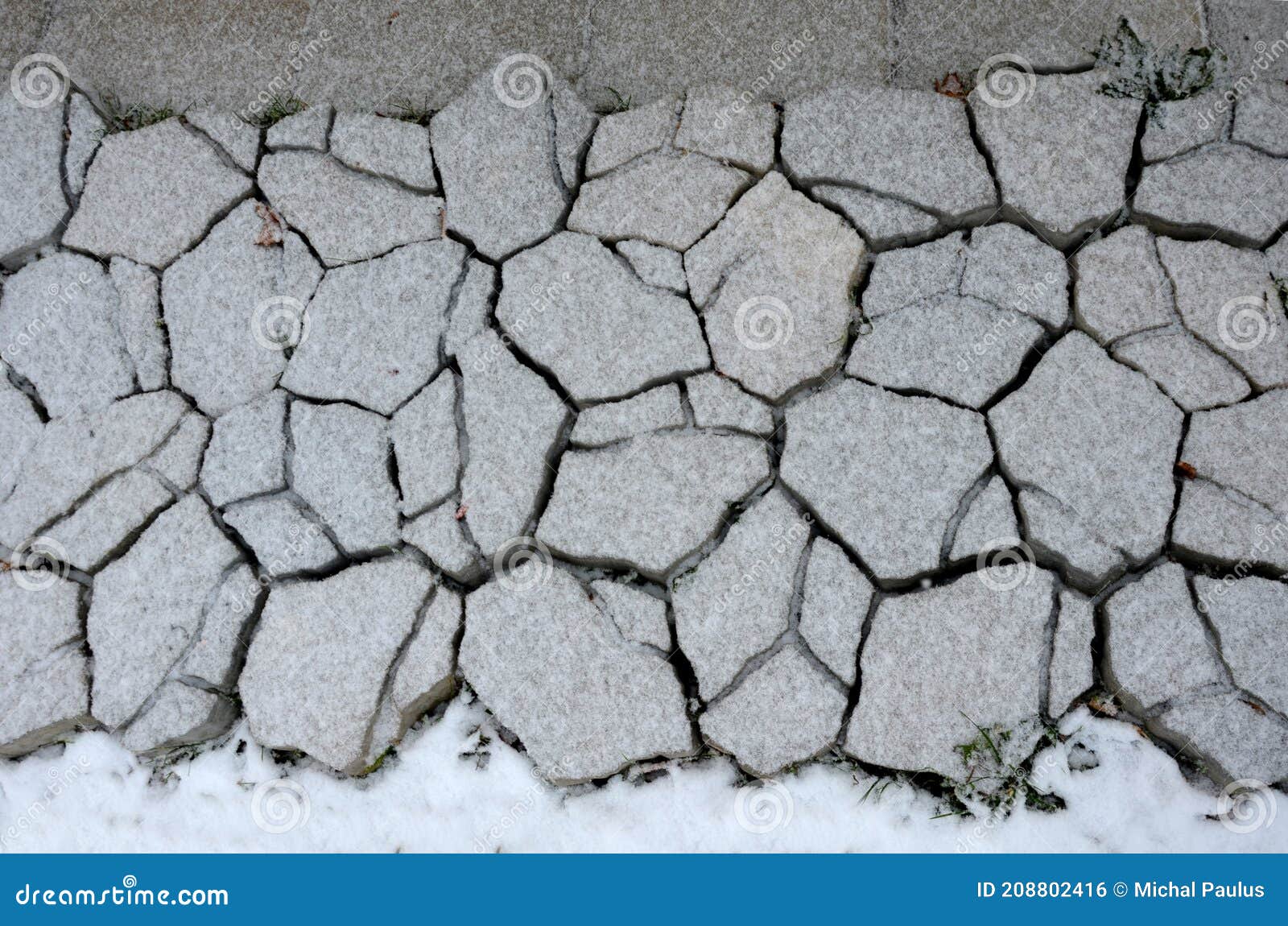 Irregularly Cracked As after an Earthquake. Repeating Pattern Fit ...