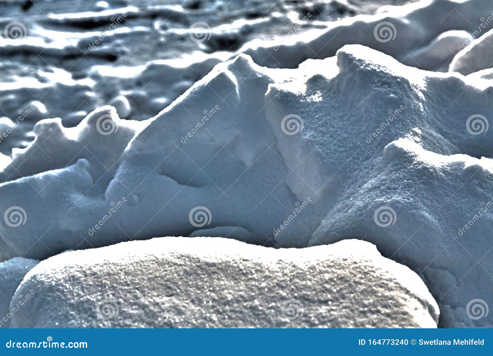 Snow covered footpath stock photo. Image of walkway - 164773240