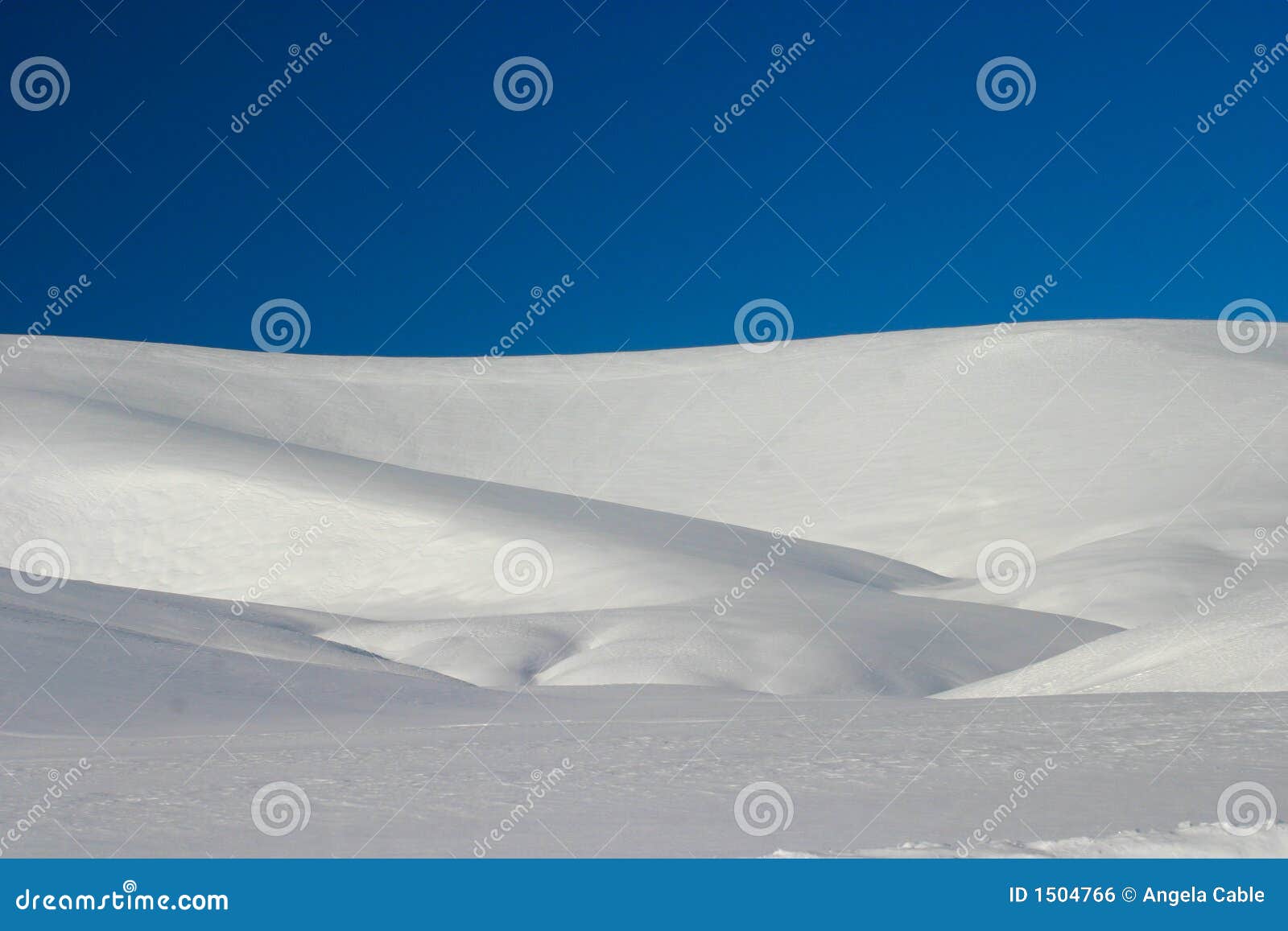 Snow Covered Hill stock photo. Image of polarized, snow - 1504766