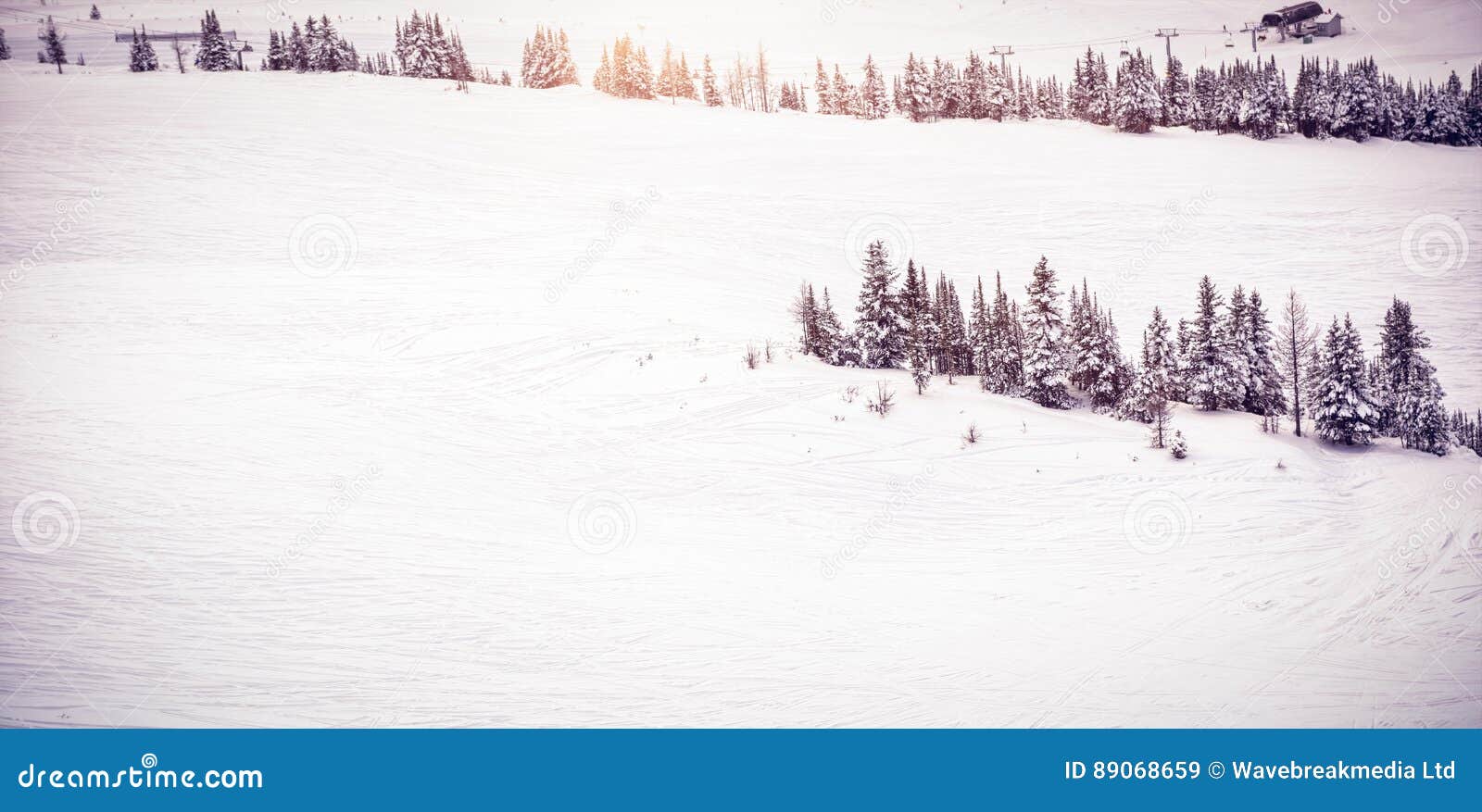 Snow Covered Landscape during Winter Stock Image - Image of alps ...