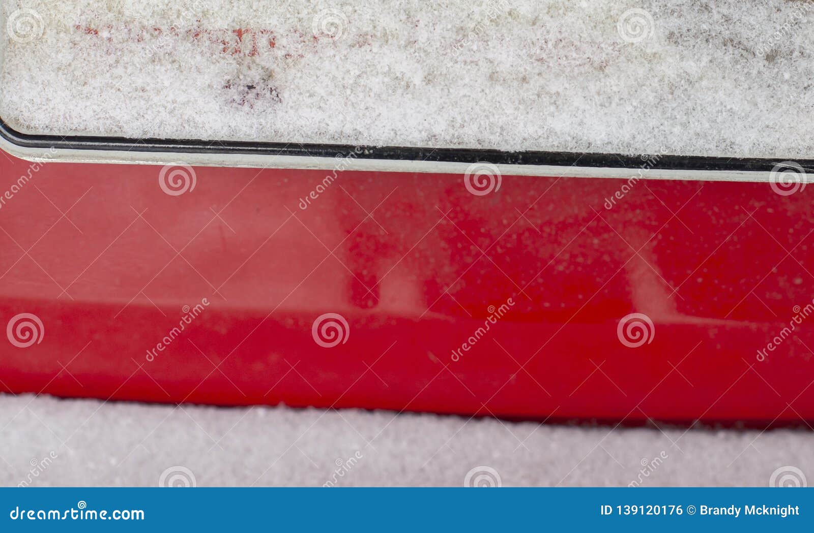Snow Covered License Plate stock photo. Image of freezing - 139120176