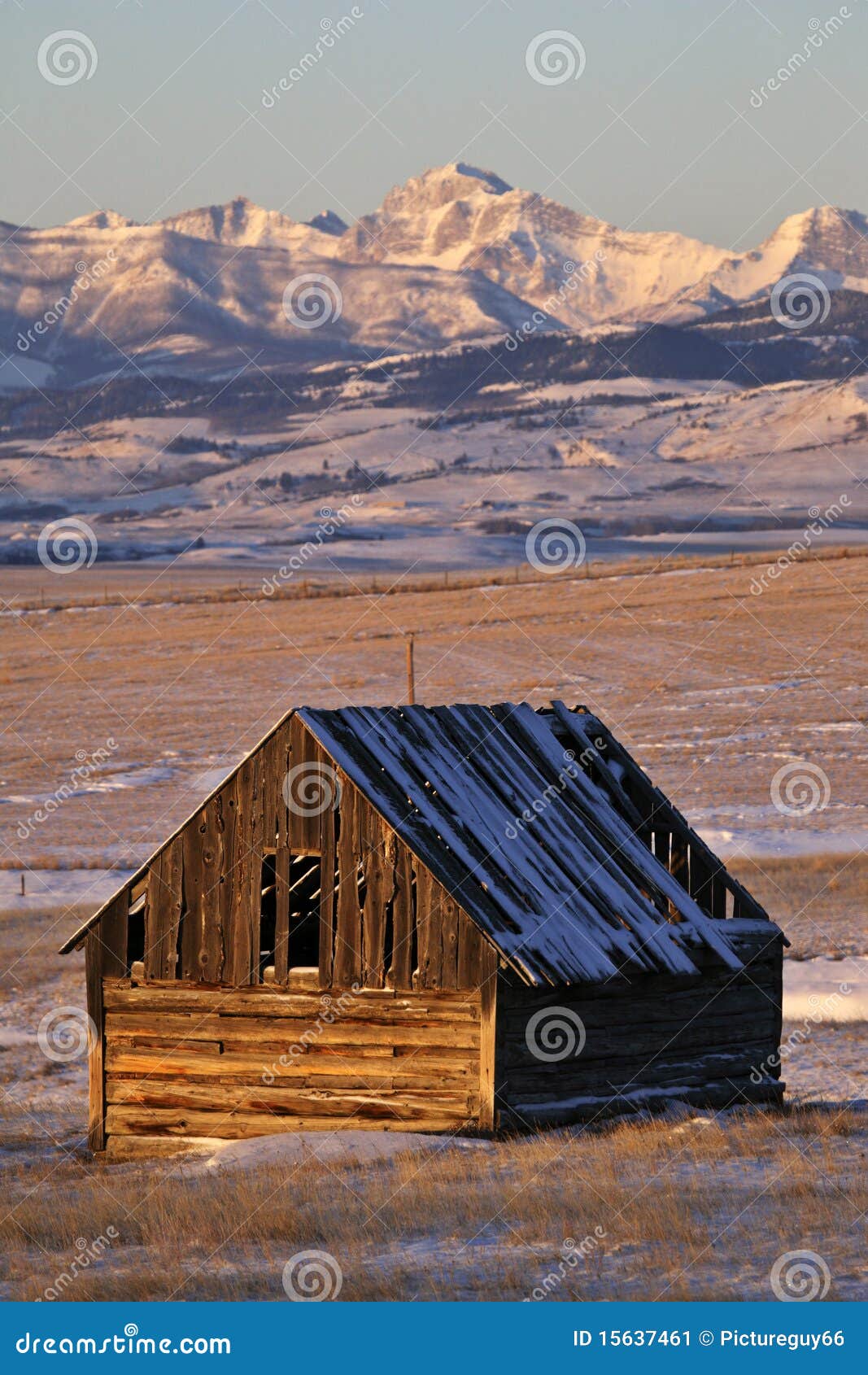 Snow Covered Rocky Mountains in Alberta Canada Stock Image - Image of ...
