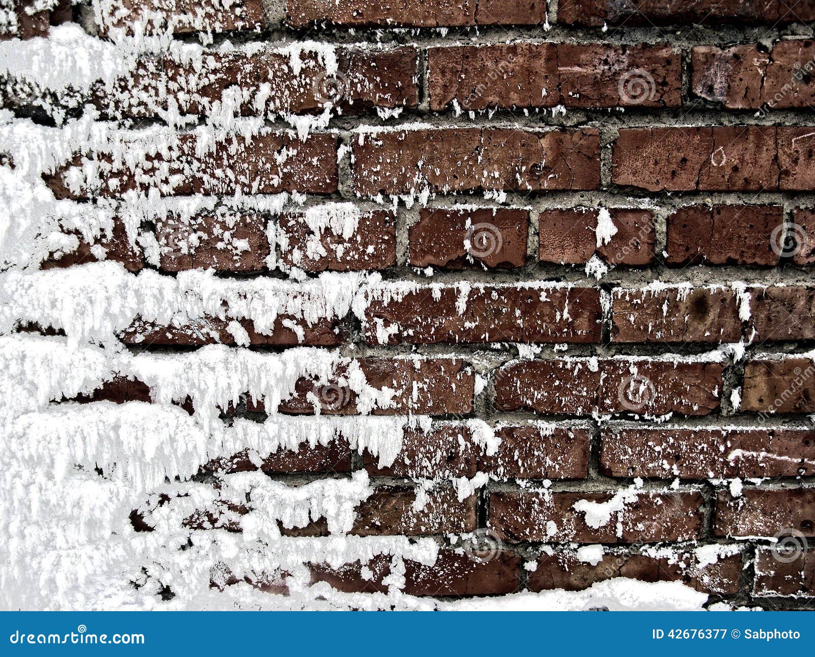 Snow covered Wall stock image. Image of house, messy - 42676377
