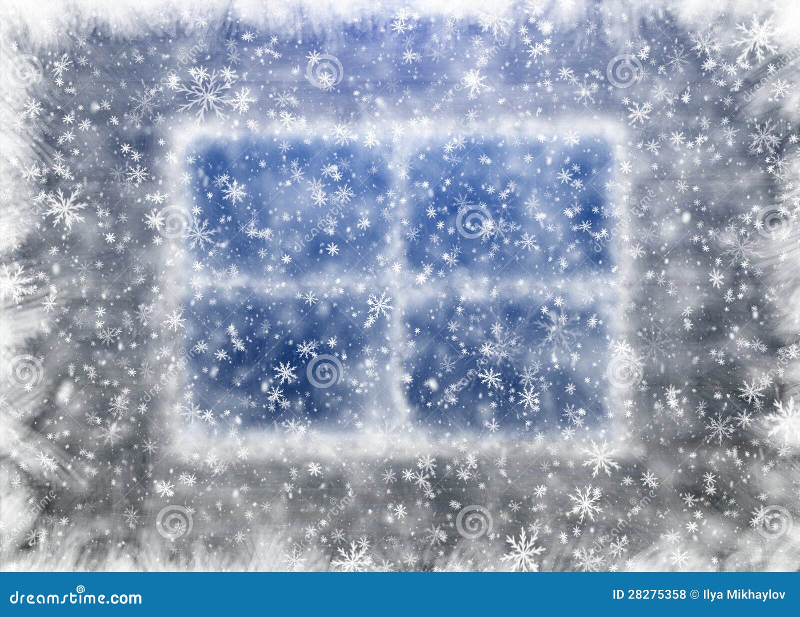 Snow-covered window stock photo. Image of celebration - 28275358