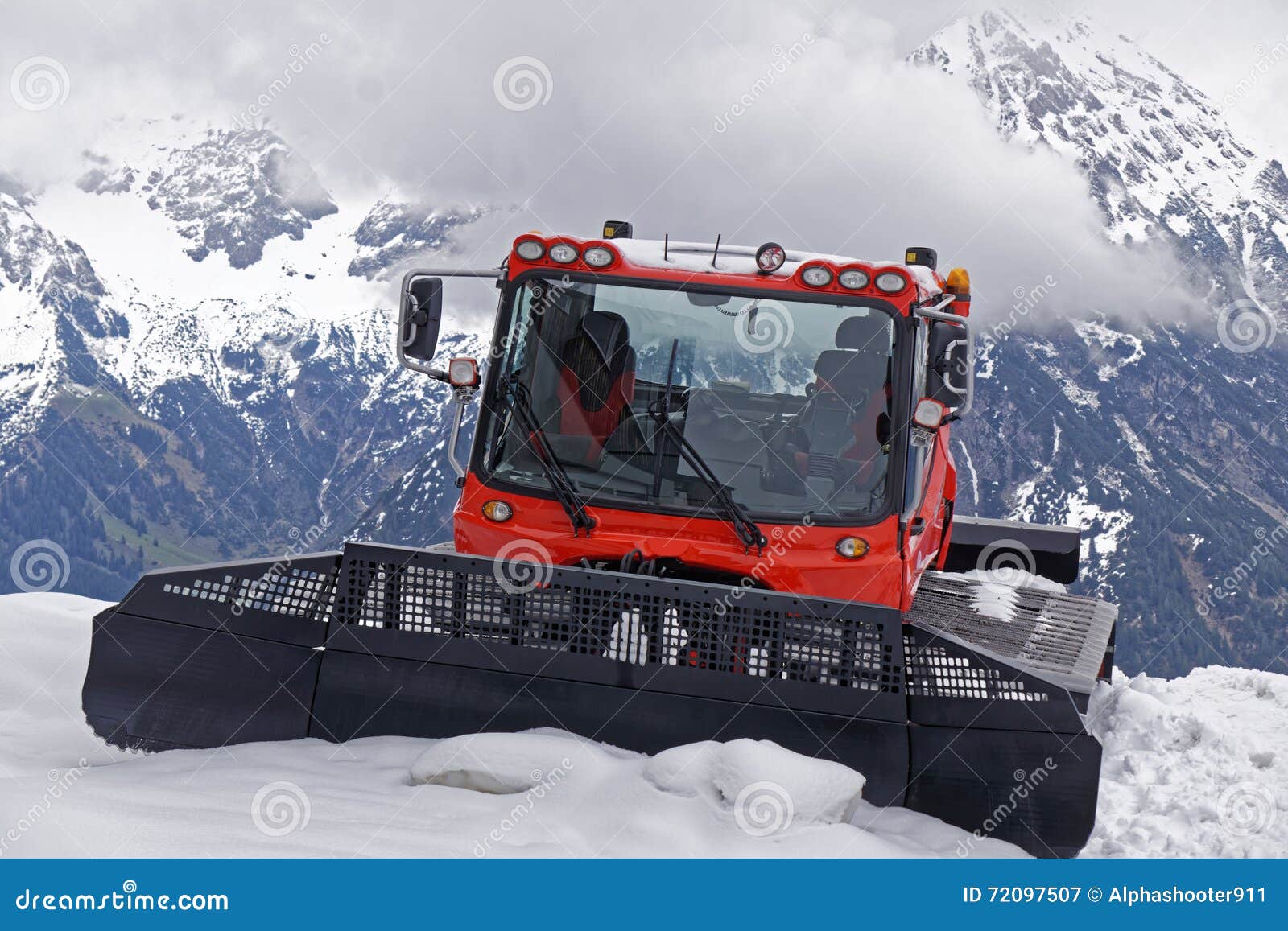 Snow crawler stock image. Image of tract, crawler, cold - 72097507