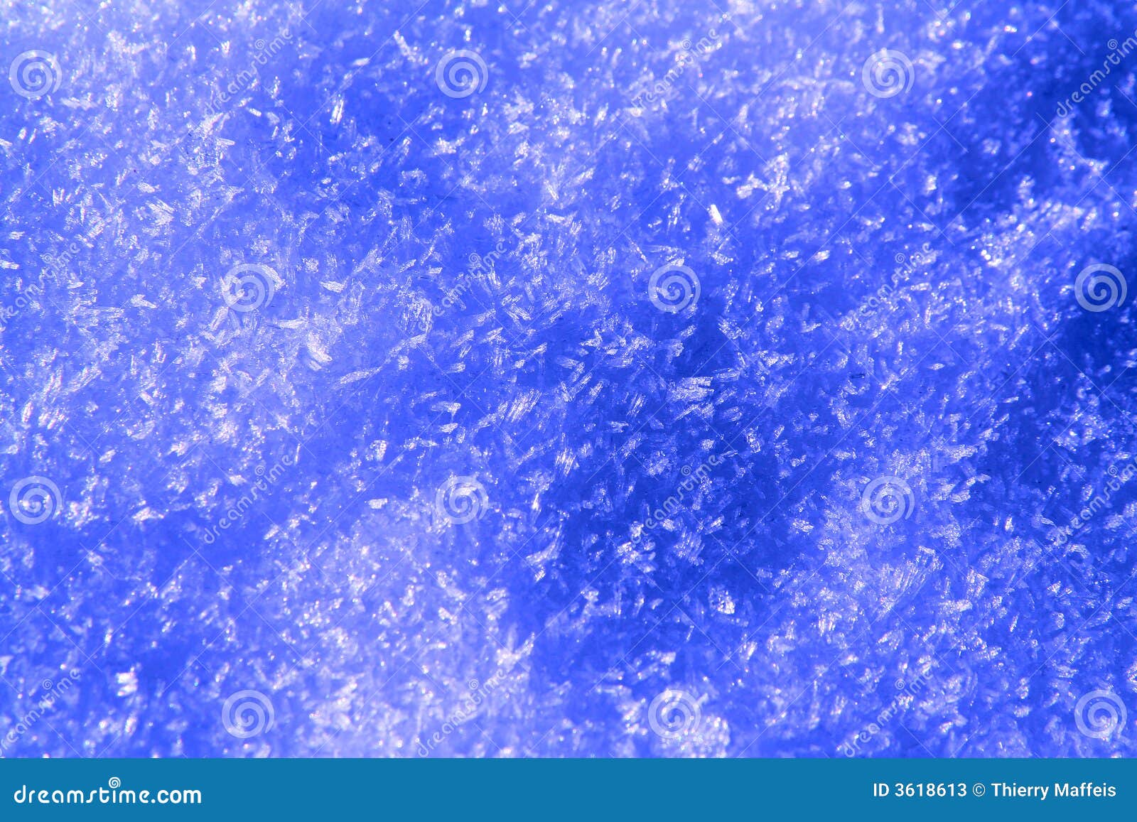 Snow cristals stock image. Image of nature, winter, blue - 3618613