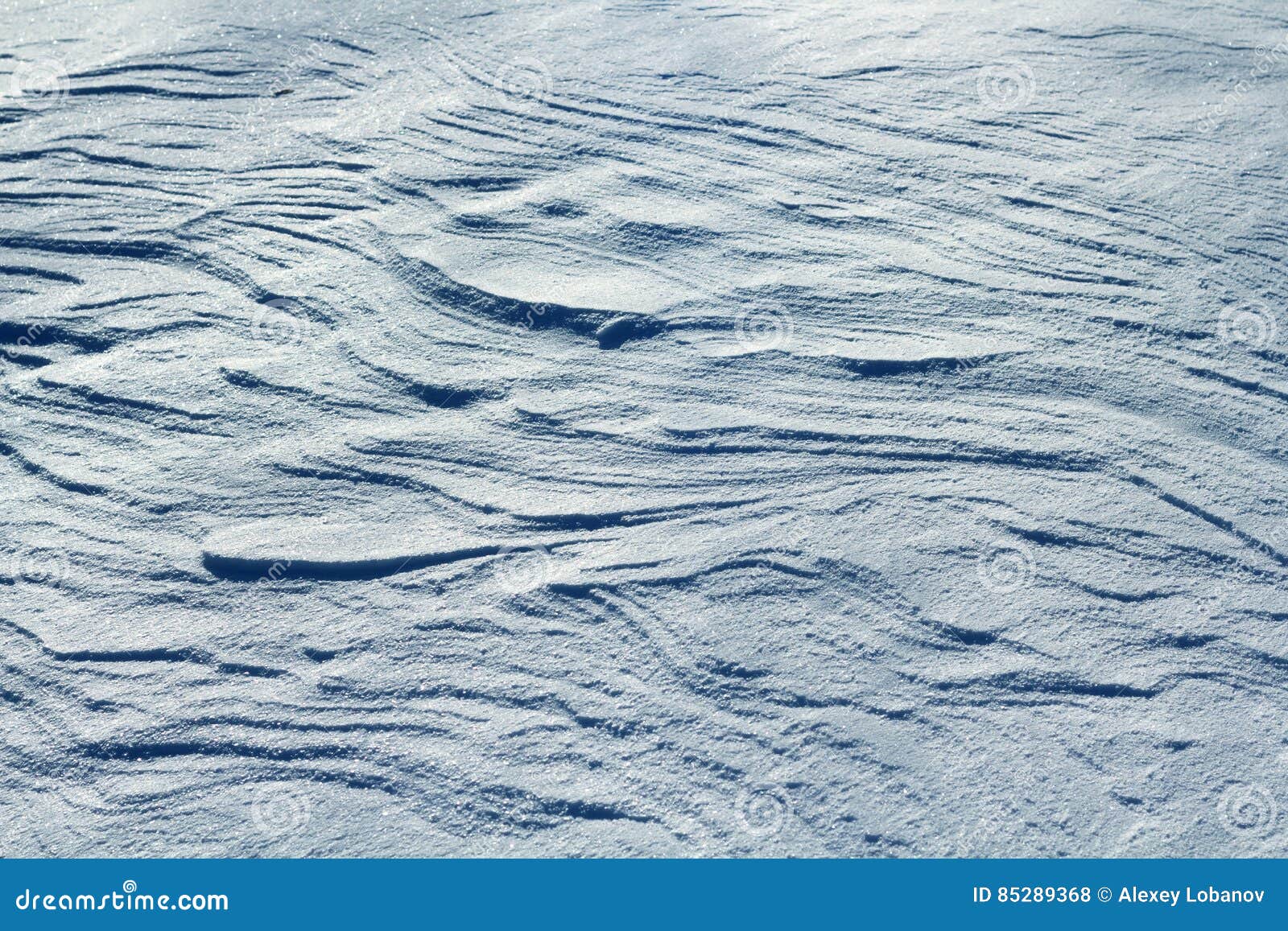 Snow Crust with Small Dunes Stock Photo - Image of field, north: 85289368