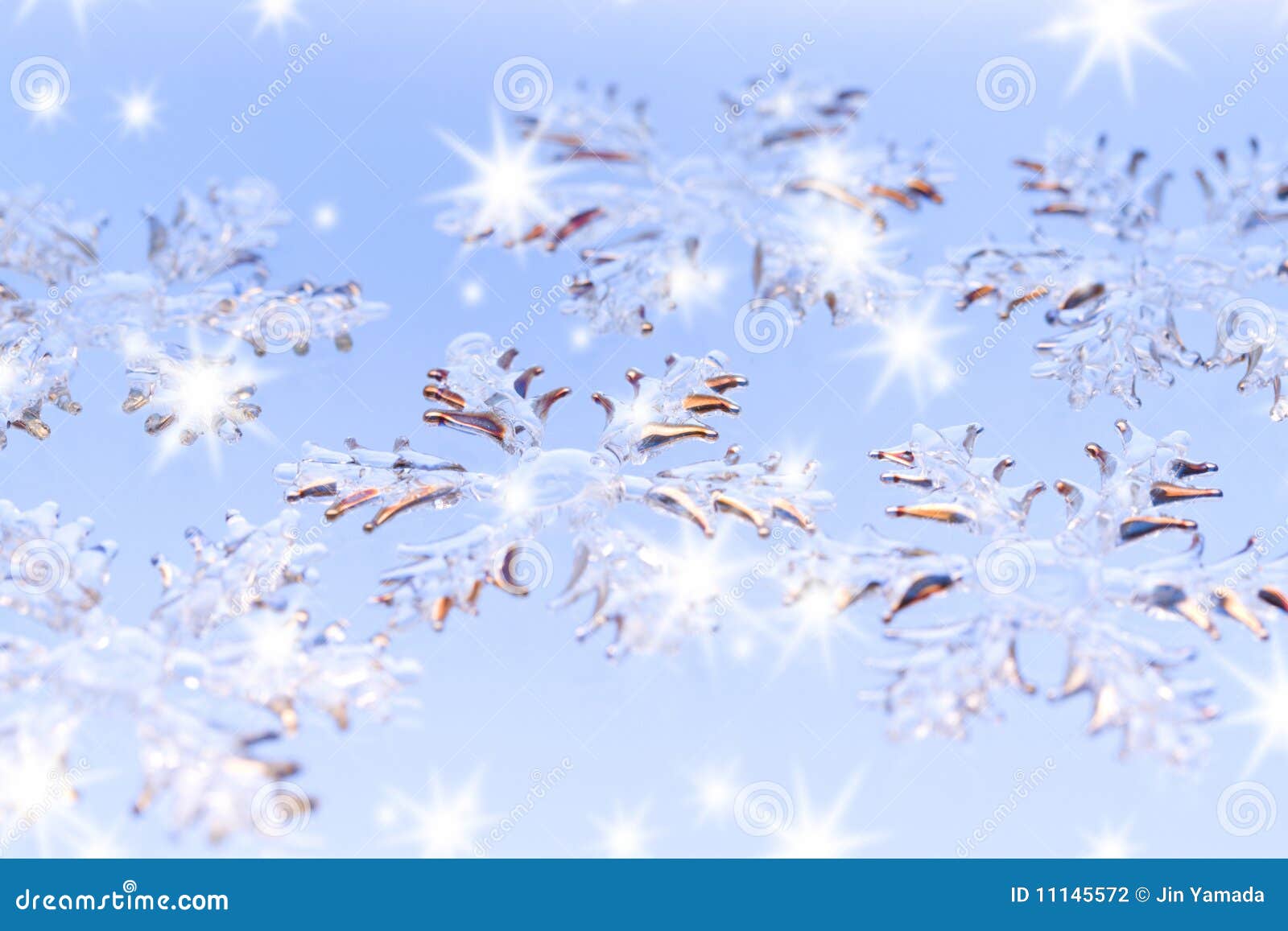 Snow Crystals stock photo. Image of annual, pure, winter - 11145572