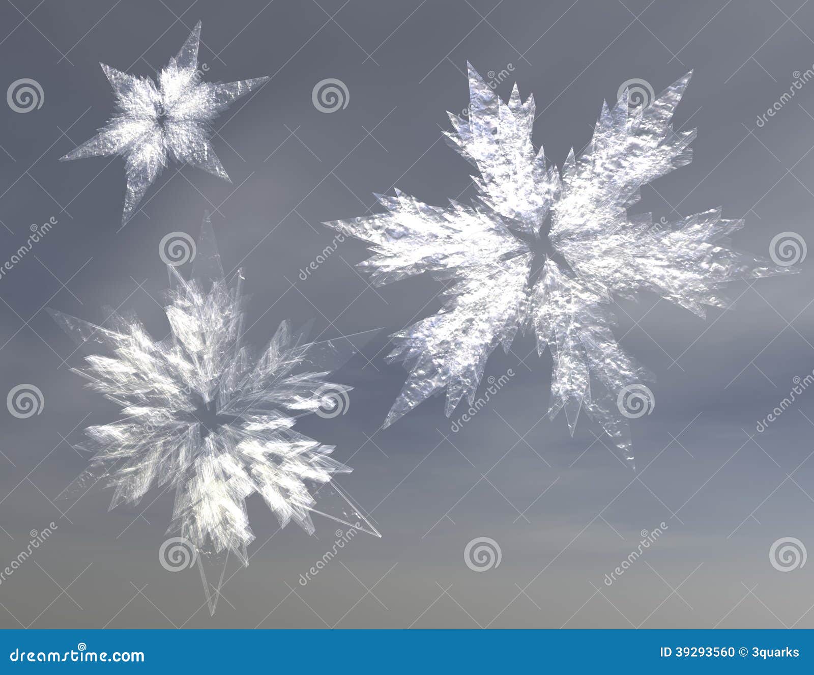 Snow Crystals stock illustration. Illustration of radially - 39293560
